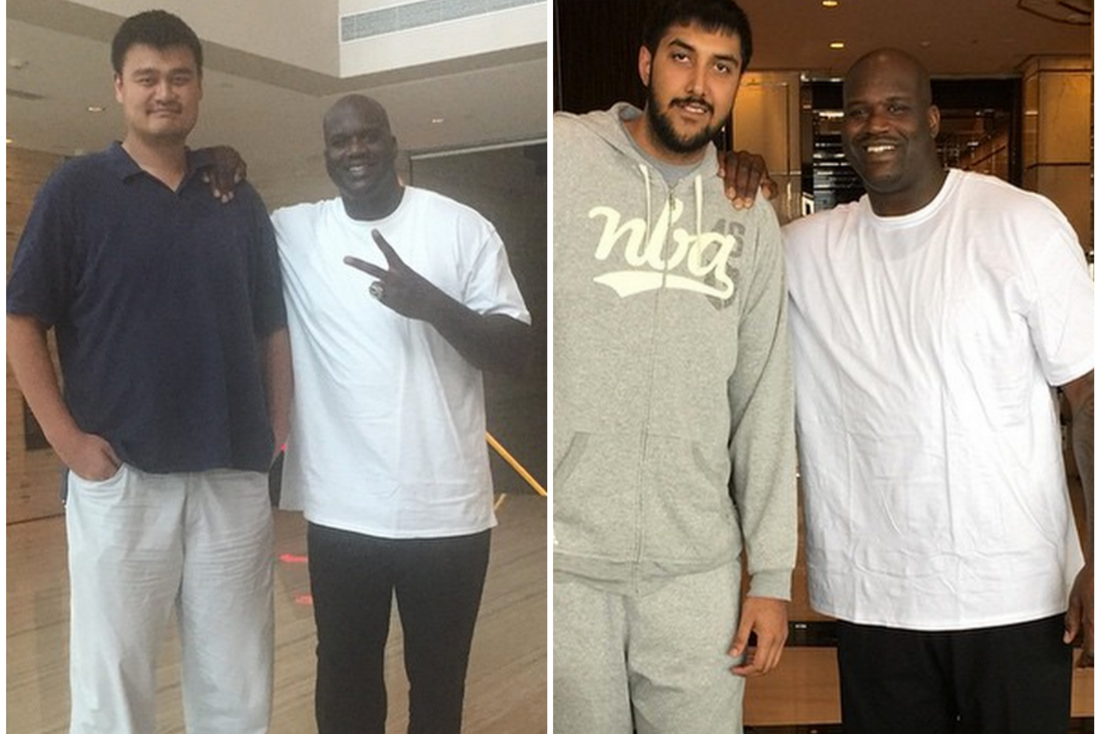 These two guys were bigger than Shaq