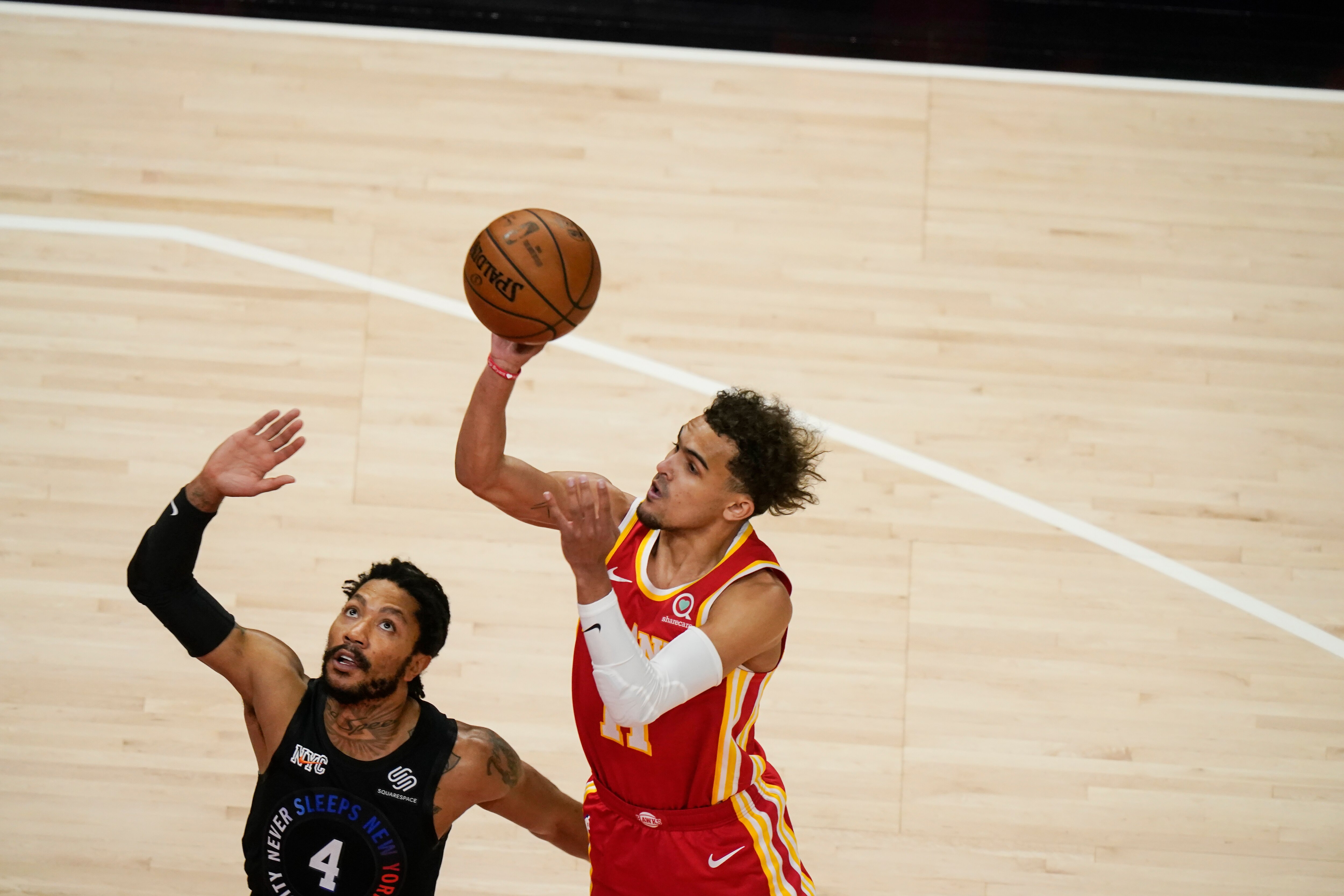 Trae Young's 21 Points Lead Hawks to 2-1 Series Lead over Julius Randle ...