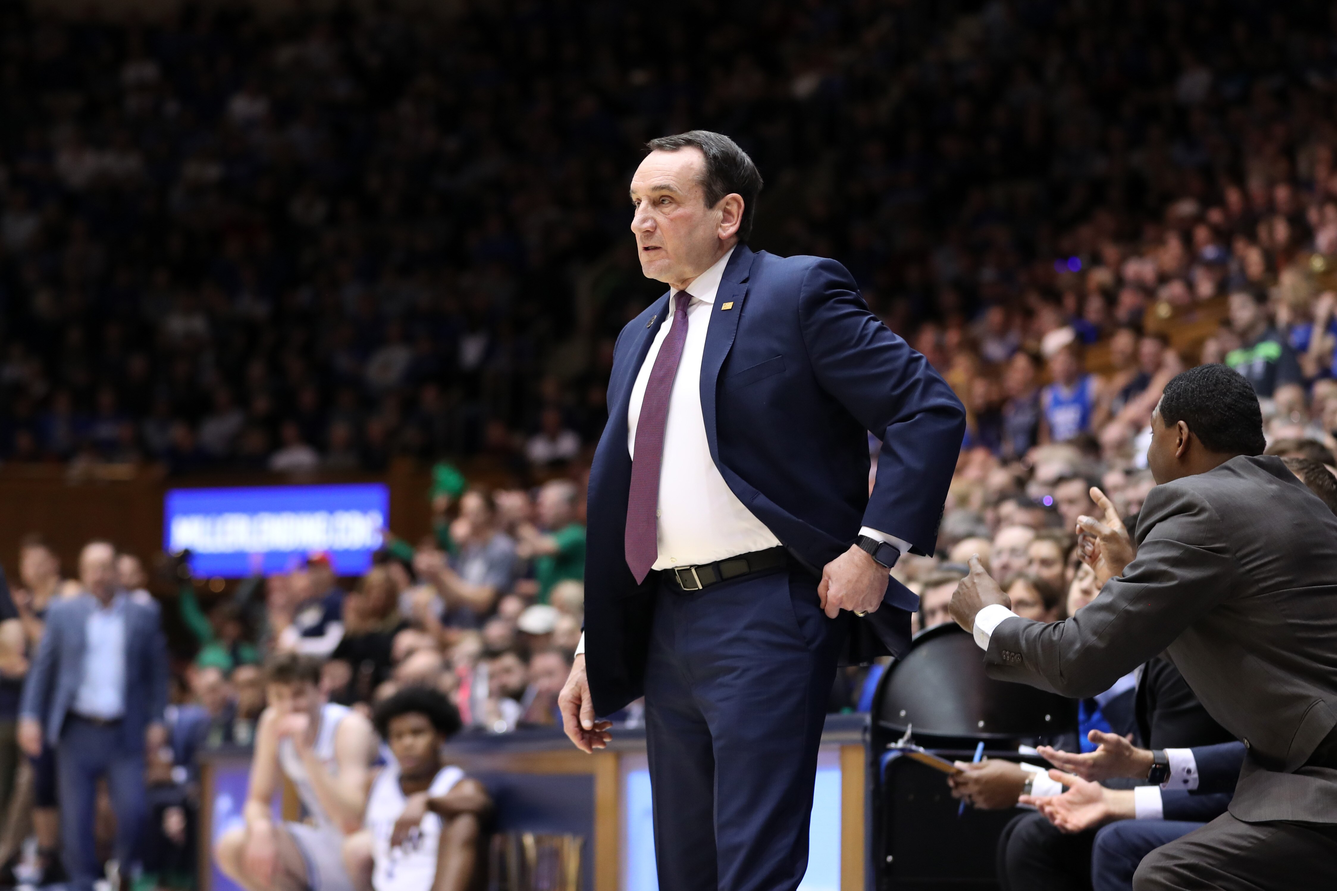 Video: Coach K Enters Duke Retirement Presser, Dances to 'Everytime We ...