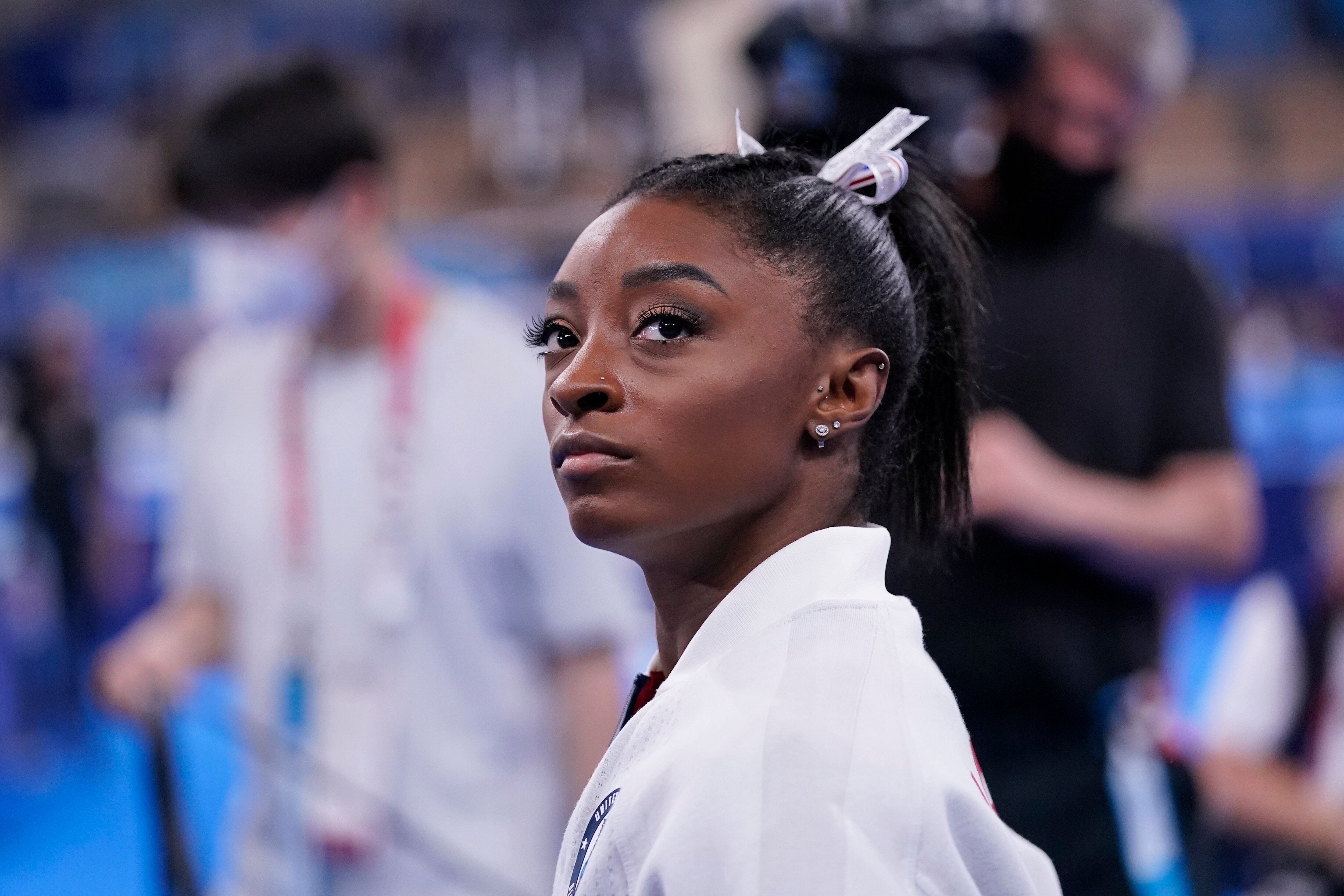 Simone Biles out of Team Gymnastics Final at 2021 Olympics Due to ...