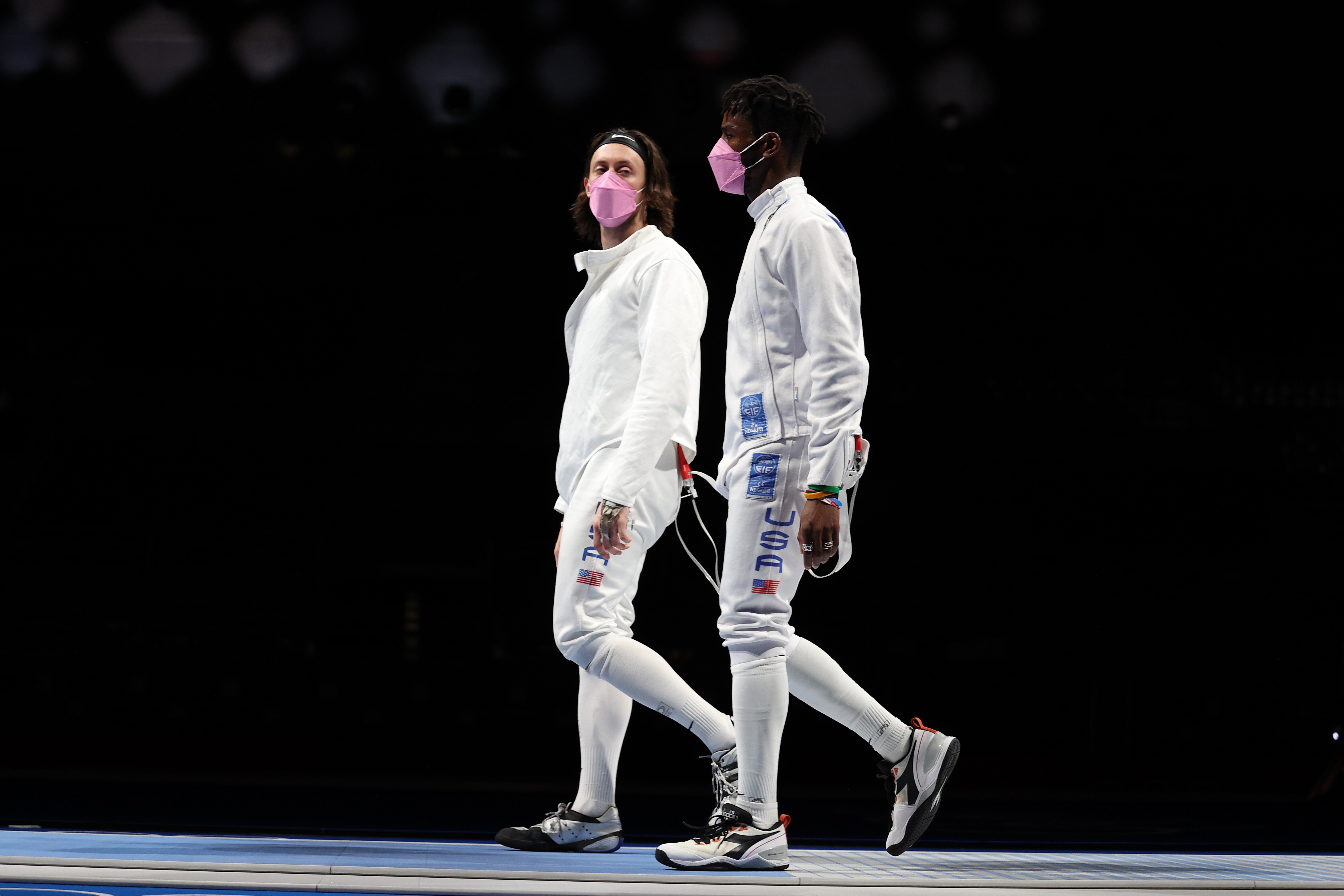 USA Olympic Fencers Wear Pink Masks to Protest Alen Hadzic's Presence ...