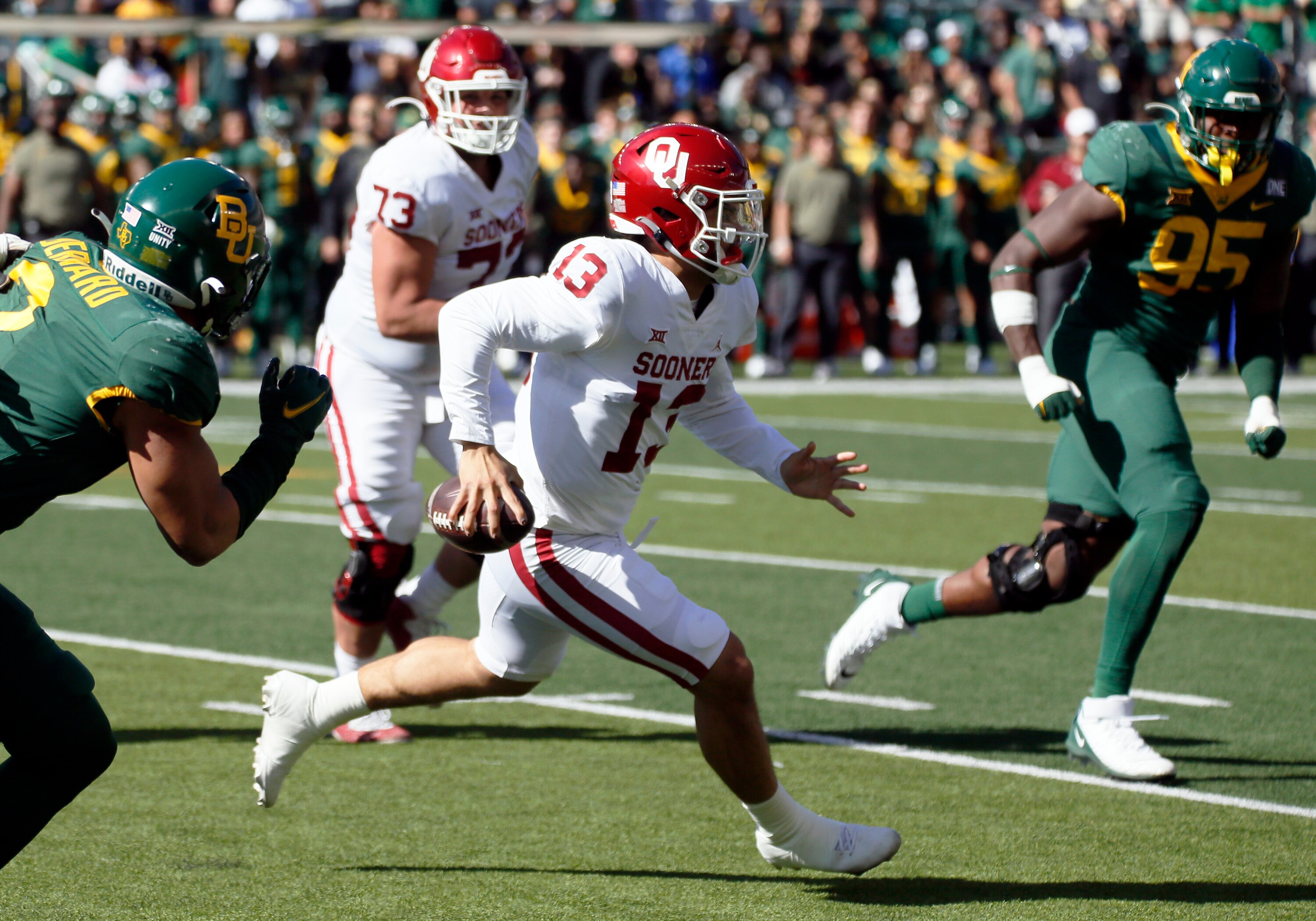Caleb Williams Benched as No. 8 Oklahoma Upset by No. 13 Baylor's ...