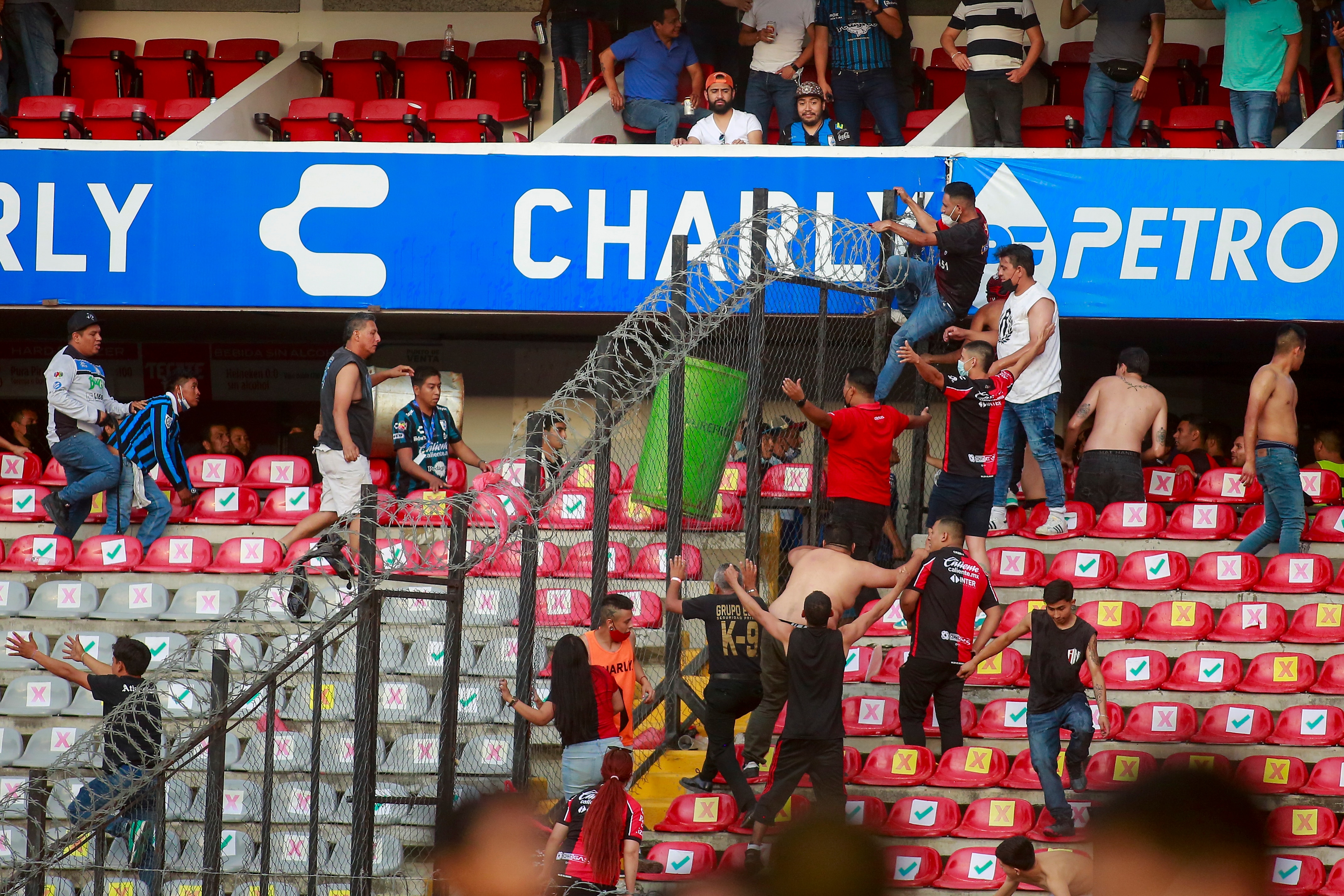 Queretaro vs. Atlas Liga MX Match Suspended After Fans Suffer Injuries ...