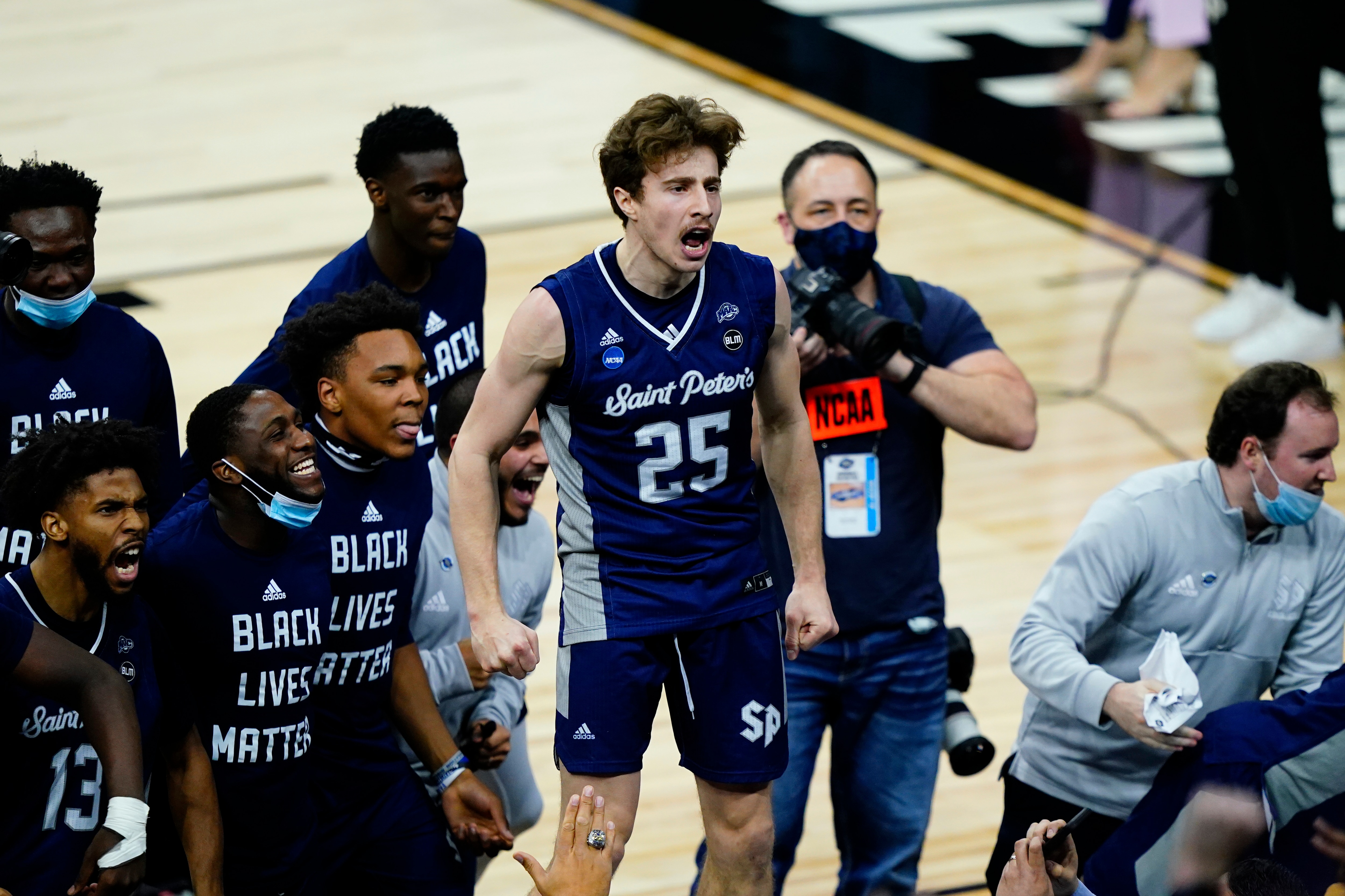 Doug Edert: Saint Peter's 'Happy' but 'Not Satisfied at All' After Win ...