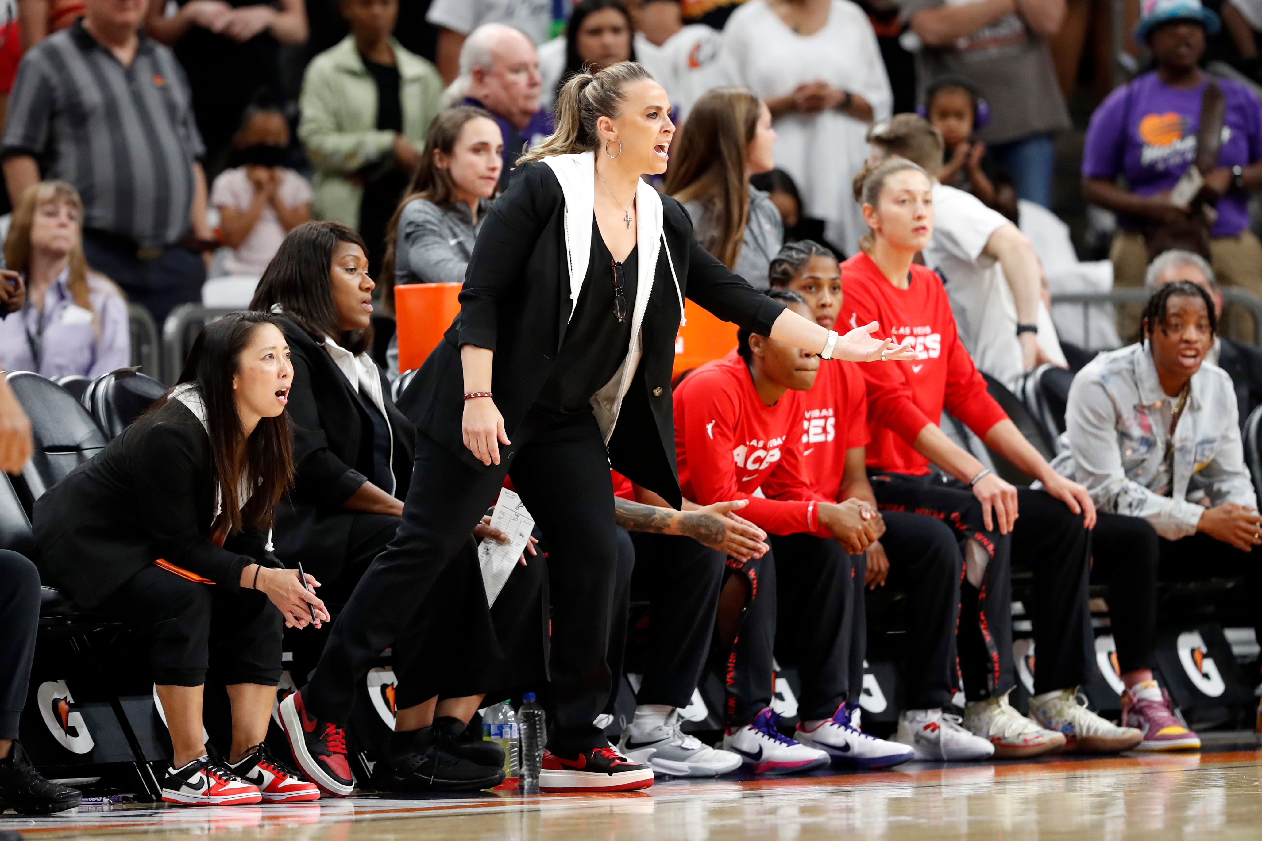 Becky Hammon Reveals What Was 'Most Special' About 1st Win as Aces HC ...