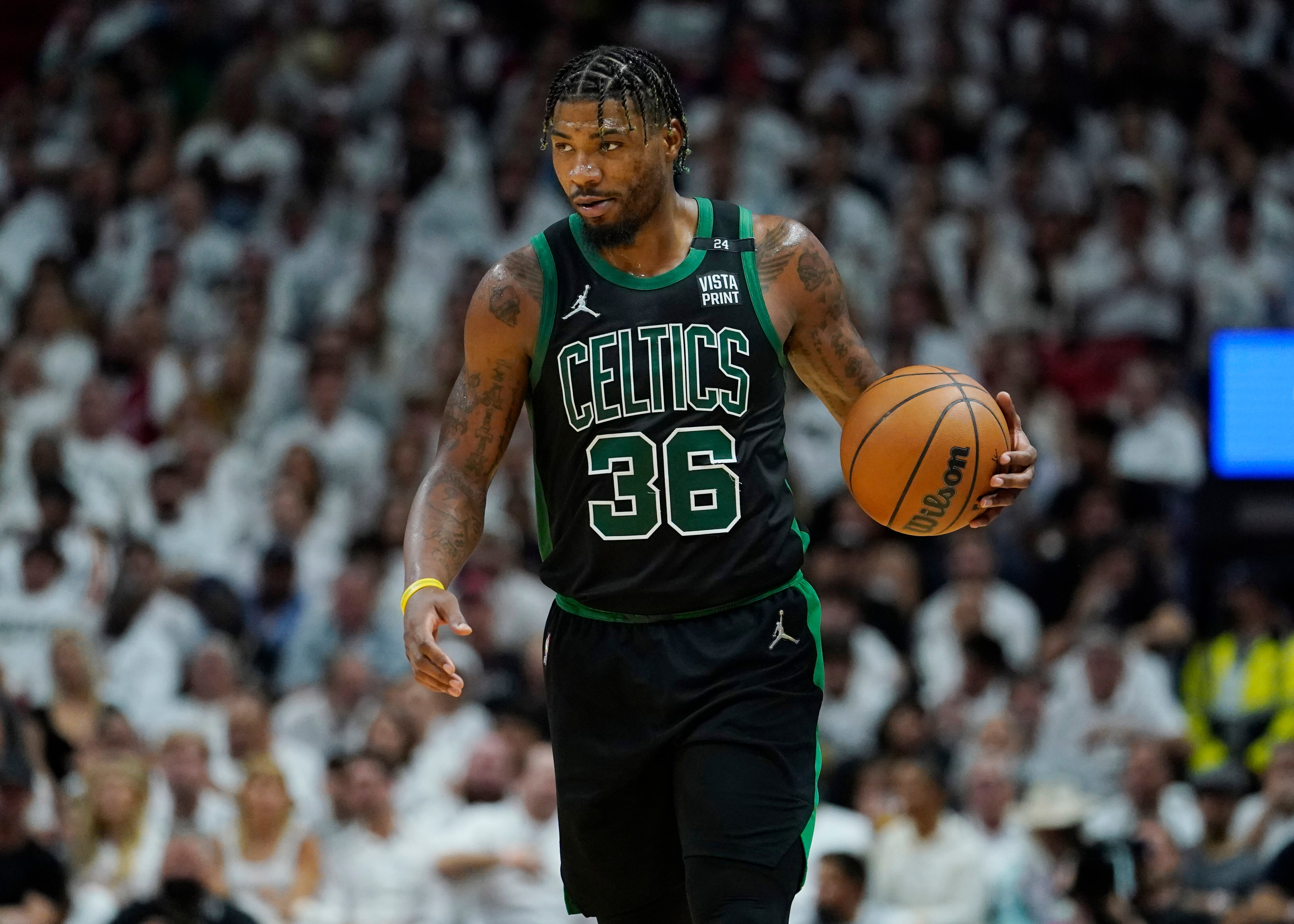 Celtics' Marcus Smart Says 'It's An Honor' to Be Compared to Warriors ...