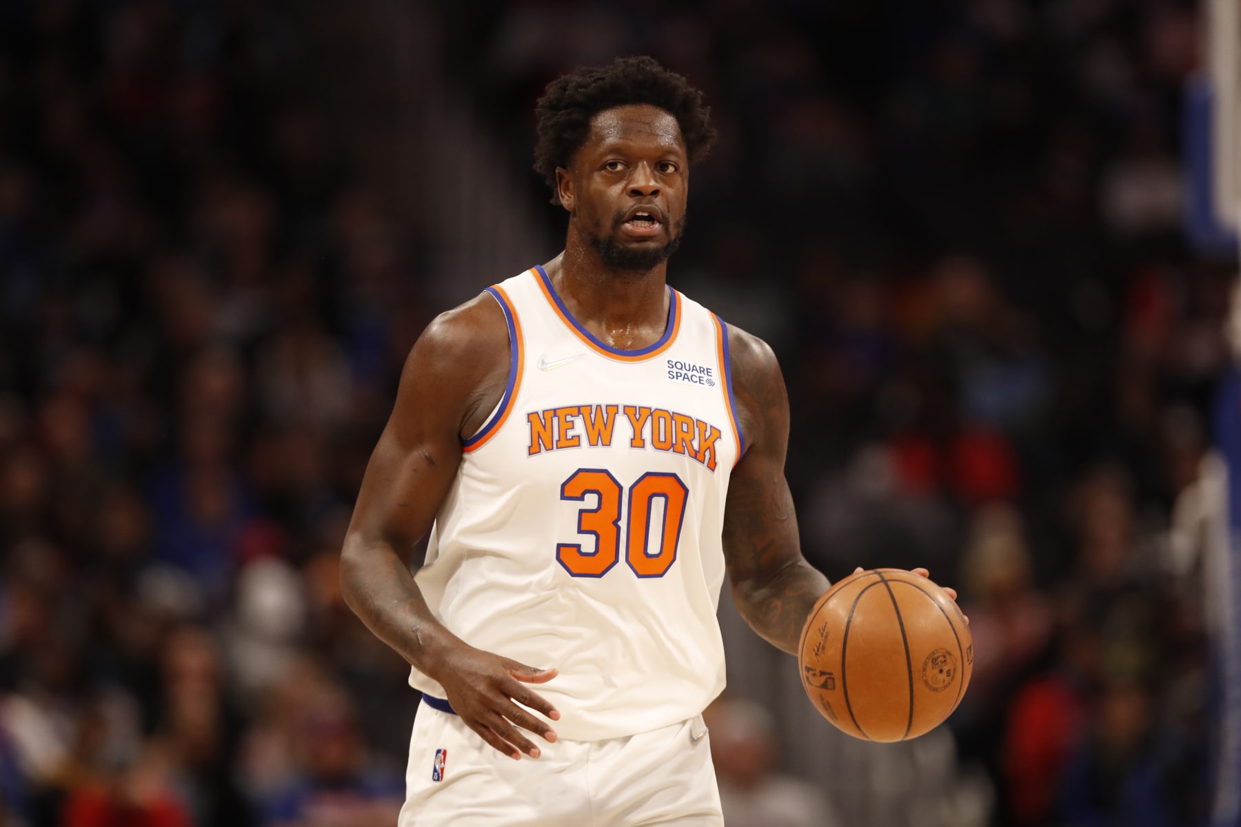 Knicks' Julius Randle Out vs. Heat After Suffering Sprained Ankle ...