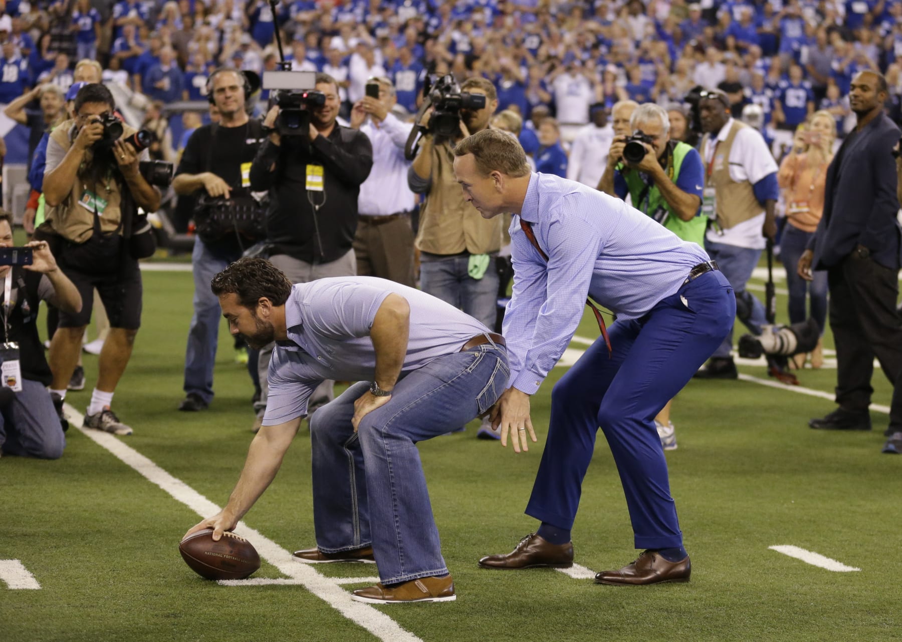 Peyton Manning 'Surprised' Jeff Saturday Became Colts HC: 'I'm Pulling ...