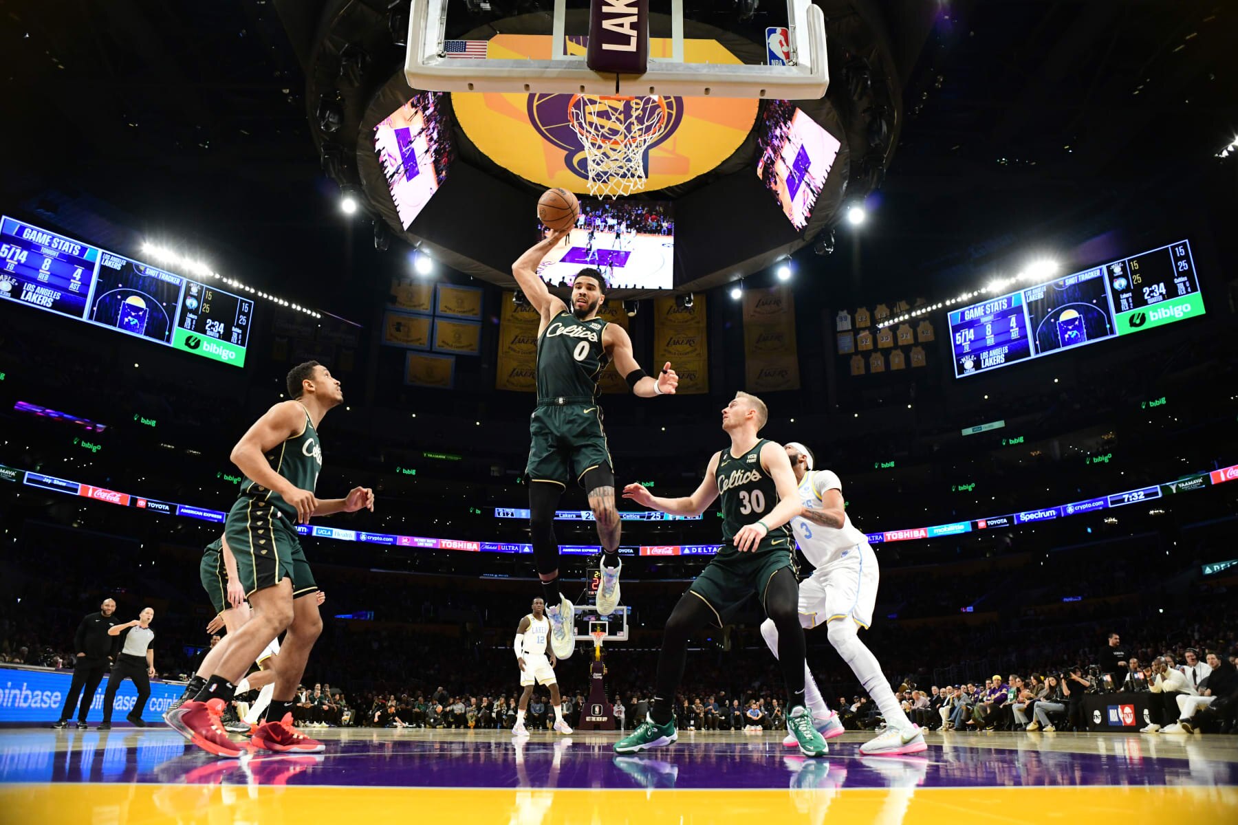 Celtics Fans Rejoice Jayson Tatum, Jaylen Brown's Heroics in Win vs. LeBron, Lakers | News ...