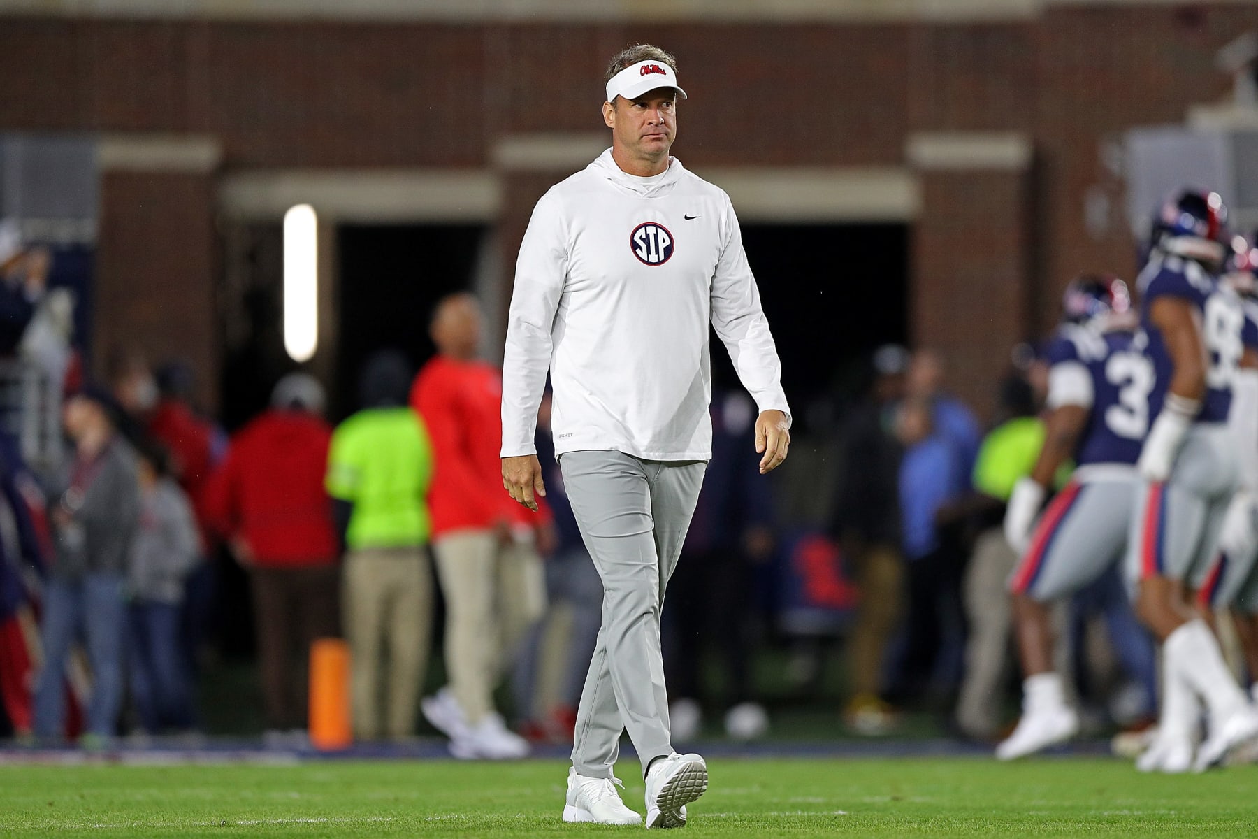 Lane Kiffin Says Texas Tech Player Spit on Ole Miss Player and Alleges Racial Slur | News ...