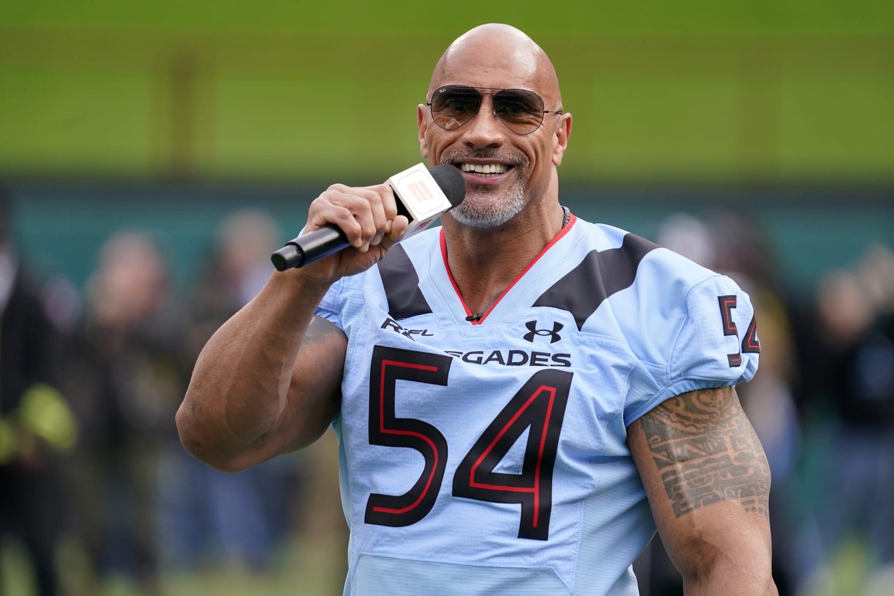 The Rock Laughs off USFL Ad Shading XFL: 'Easier to Talk Trash When You ...