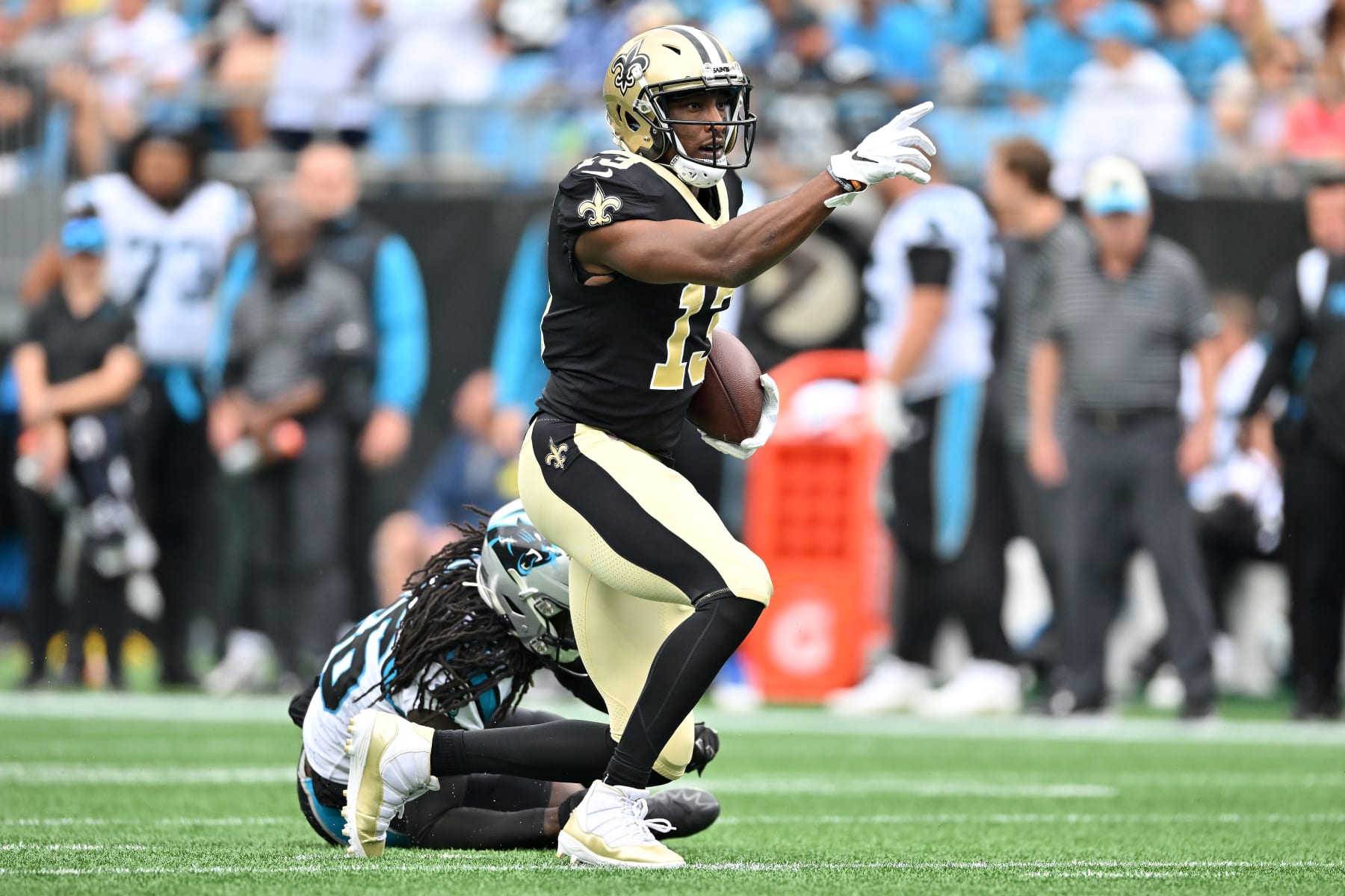 Saints WR Michael Thomas Still Not 100% Recovered from Injury, Says HC Dennis Allen | News ...
