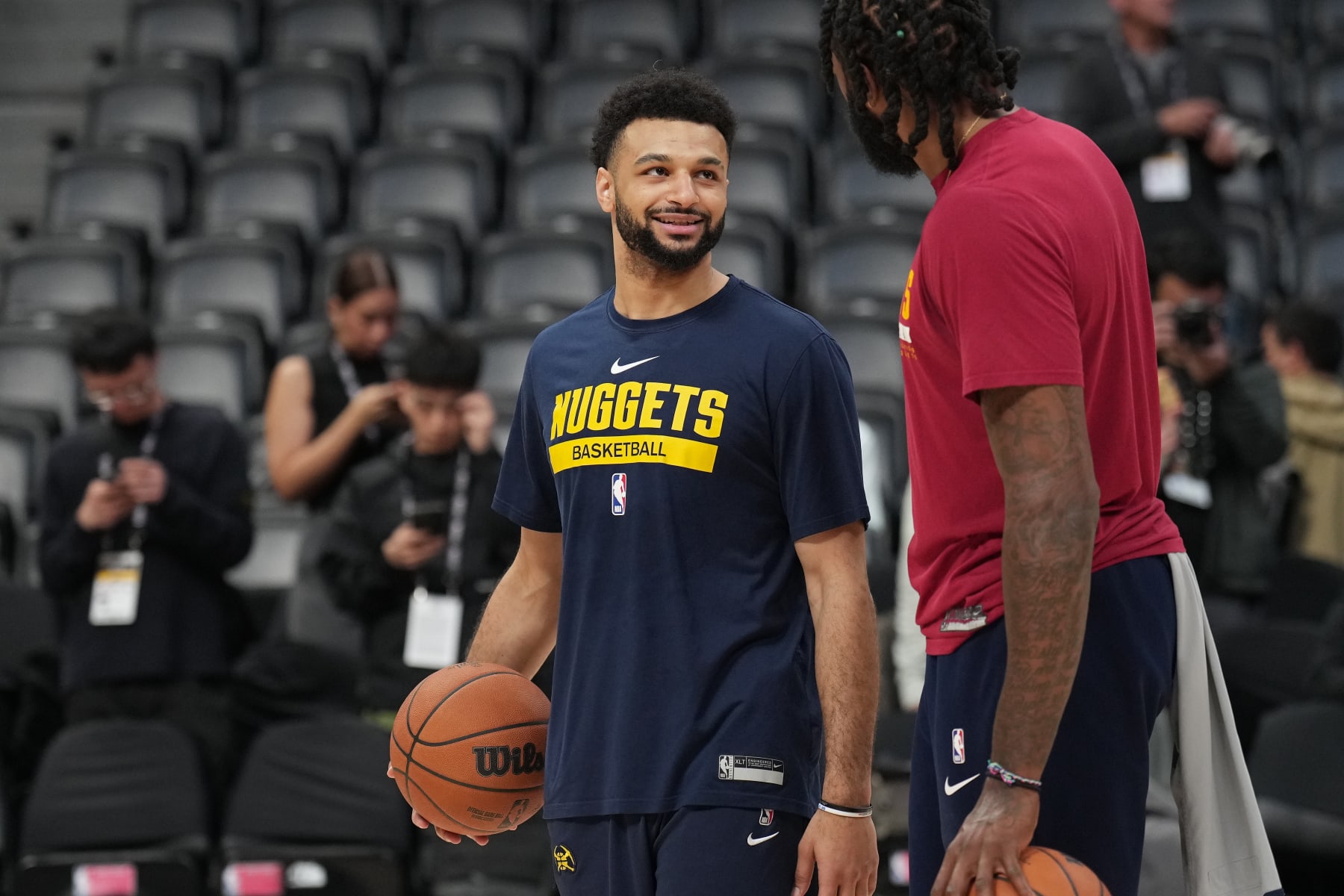 Nuggets' Aaron Gordon Gifts Jamal Murray 'JM27' Diamond Pendant Before ...