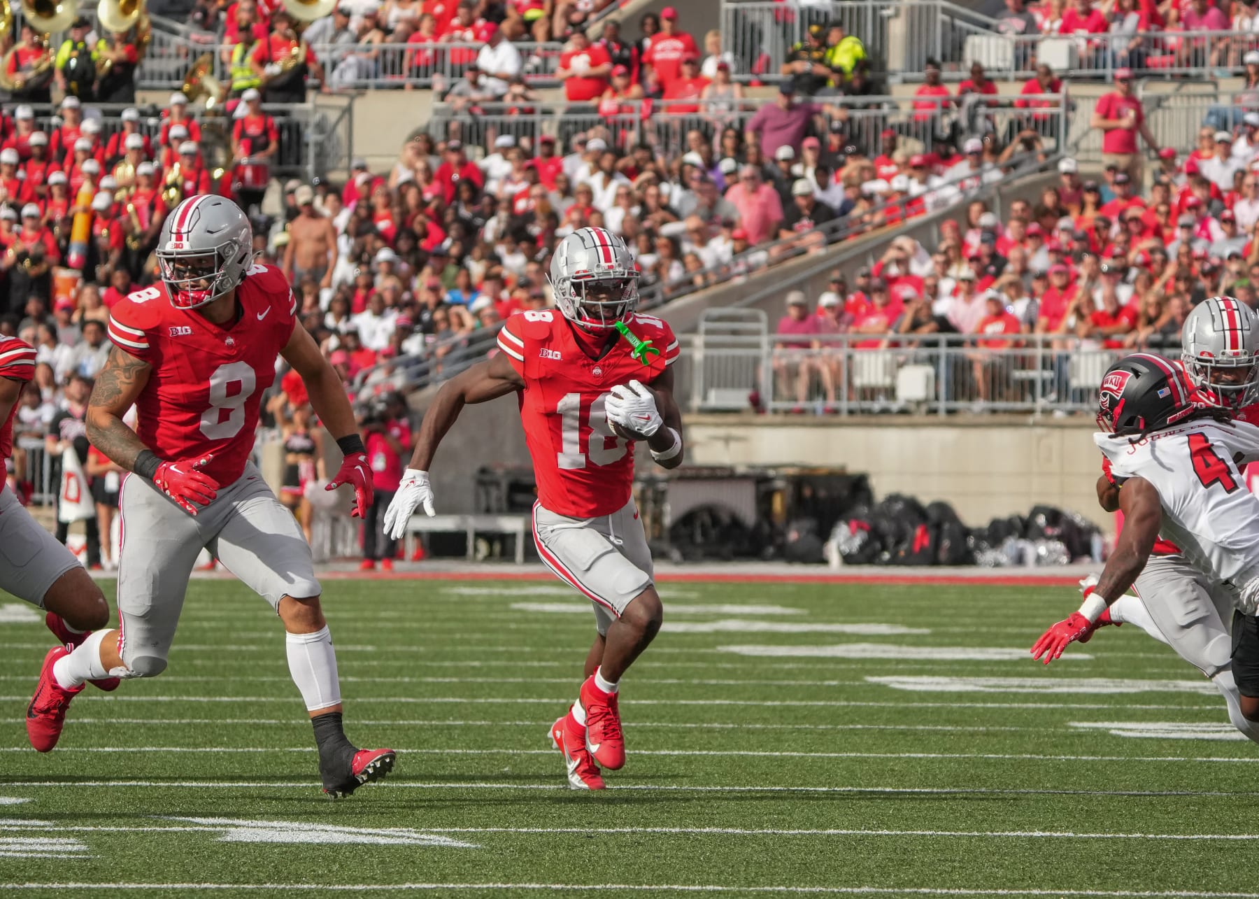 Marvin Harrison Jr Osu Vs Sam Hartman Nd Attended By Scouts From 16