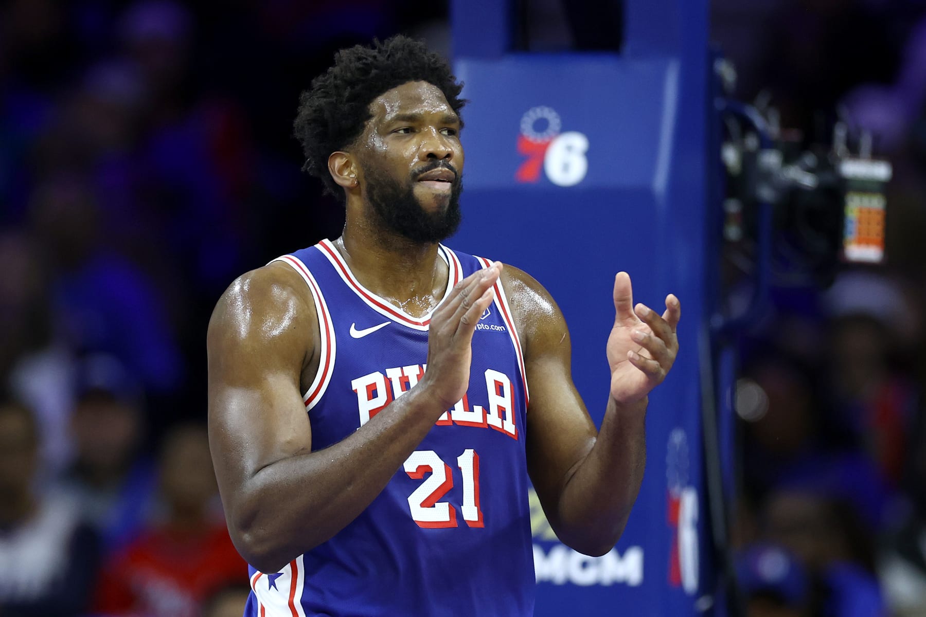 76ers' Joel Embiid Invited to WWE WrestleMania 40 by Triple H After ...