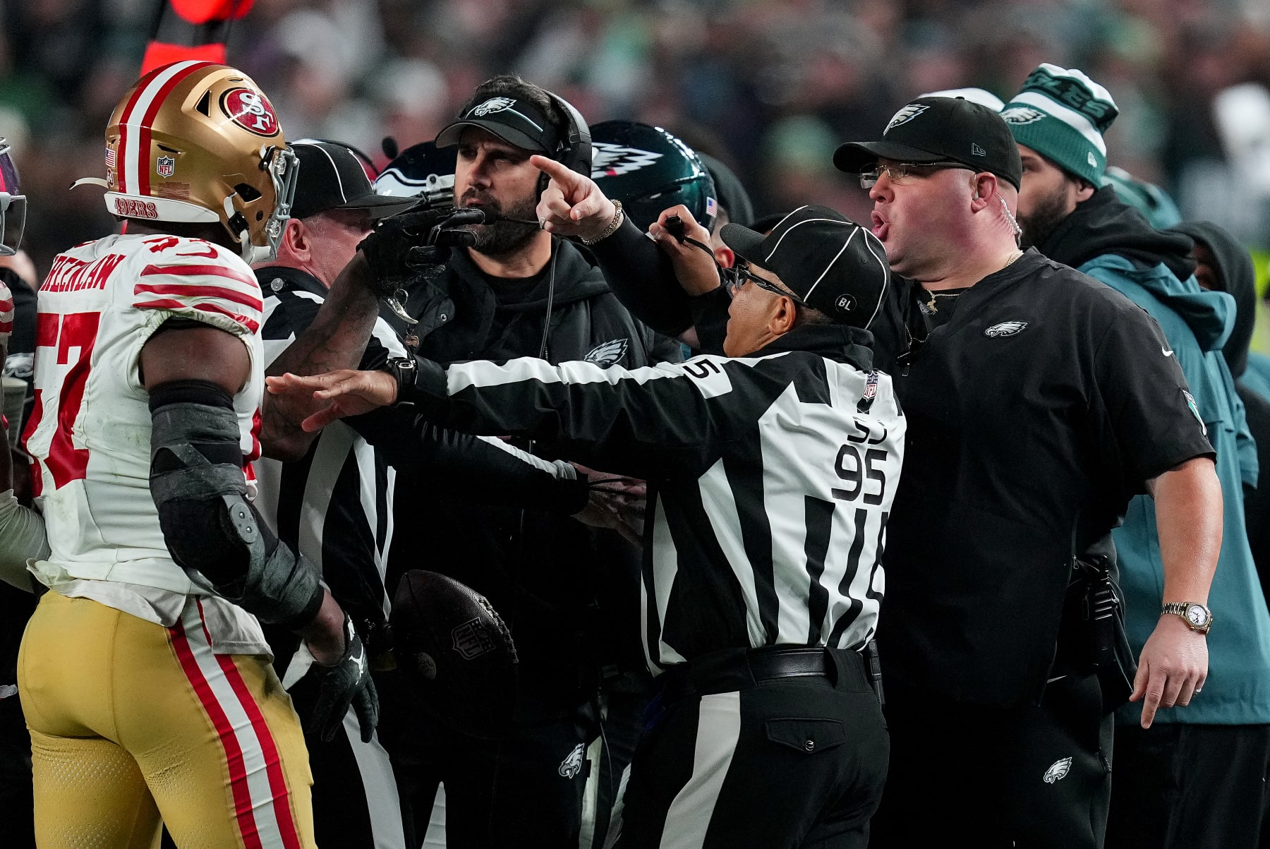 Report: Eagles' $100K Fine, Dom DiSandro's Sideline Ban Upheld by NFL ...