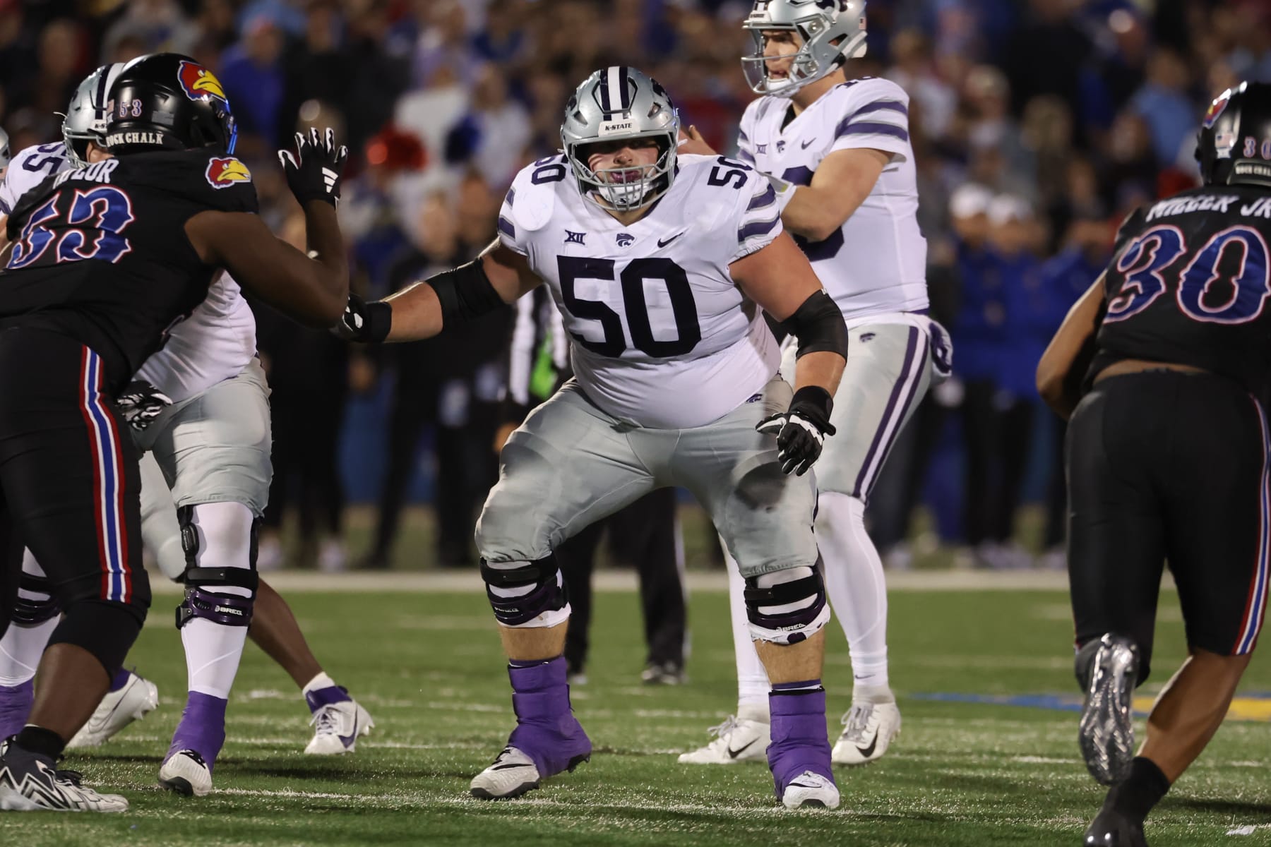 Cooper Beebe NFL Draft 2024: Scouting Report for Kansas State IOL ...