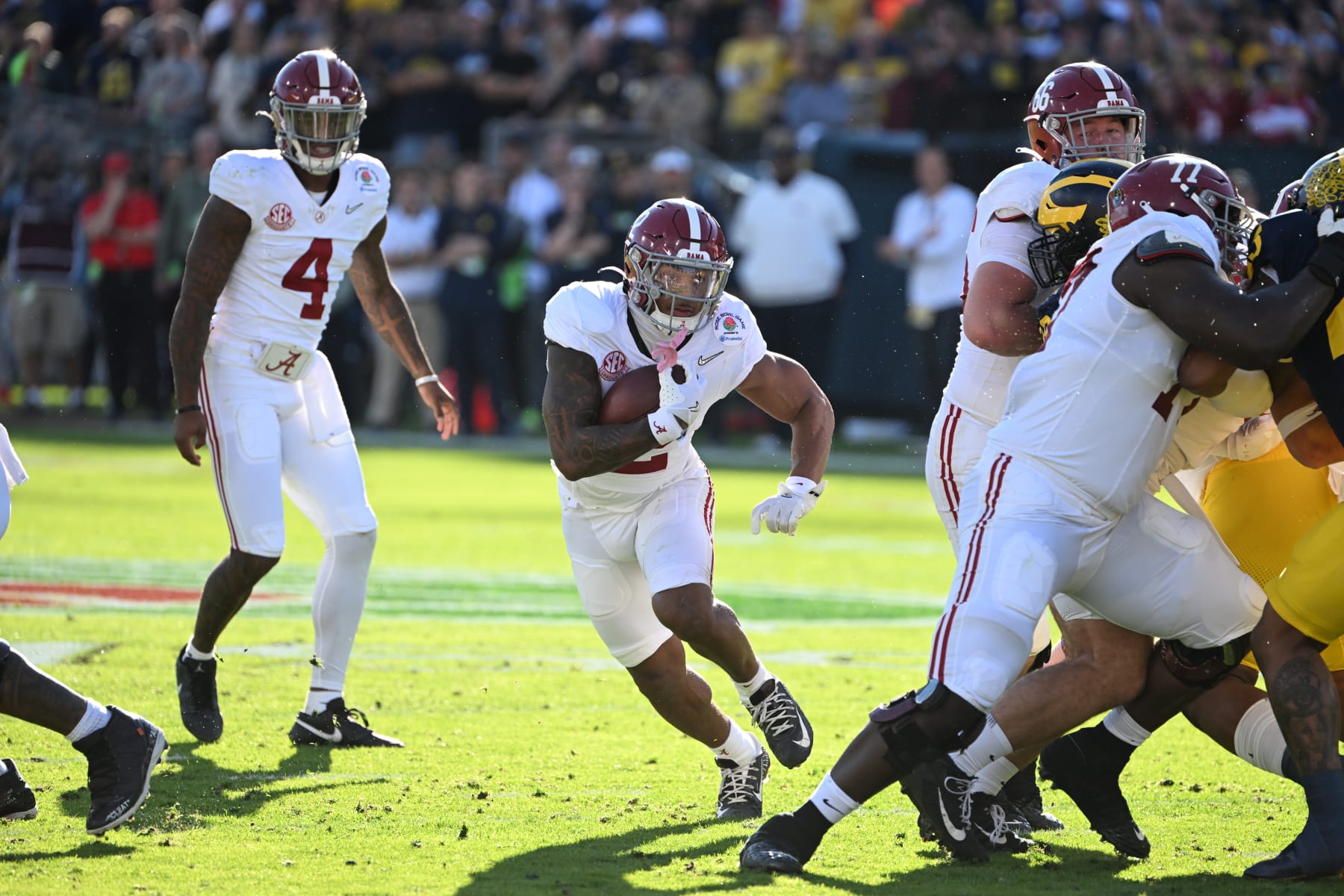 Alabama RB Jase McClellan Enters 2024 NFL Draft amid Roydell Williams ...