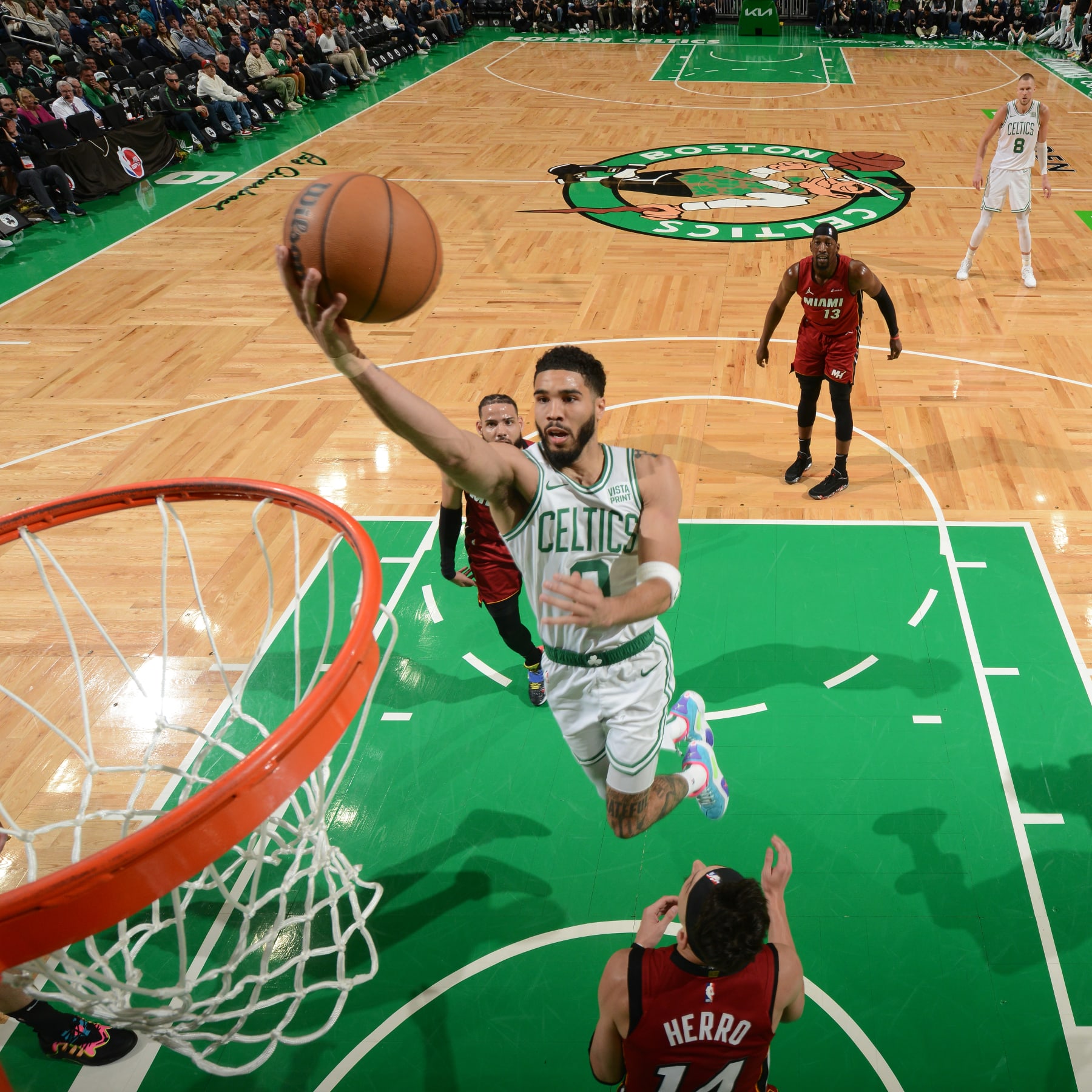 Celtics' Jayson Tatum Talks Late Foul by Heat's Caleb Martin: 'S--t's ...