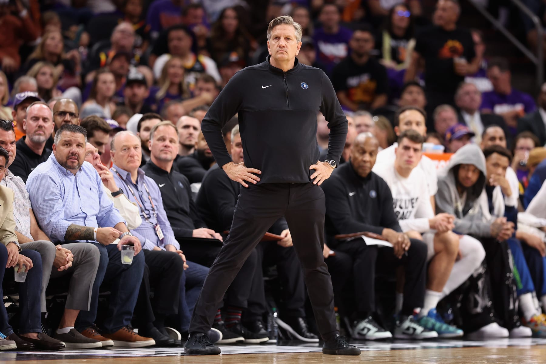 Wolves' Chris Finch Will Coach on Bench for Game 1 vs. Nuggets amid ...