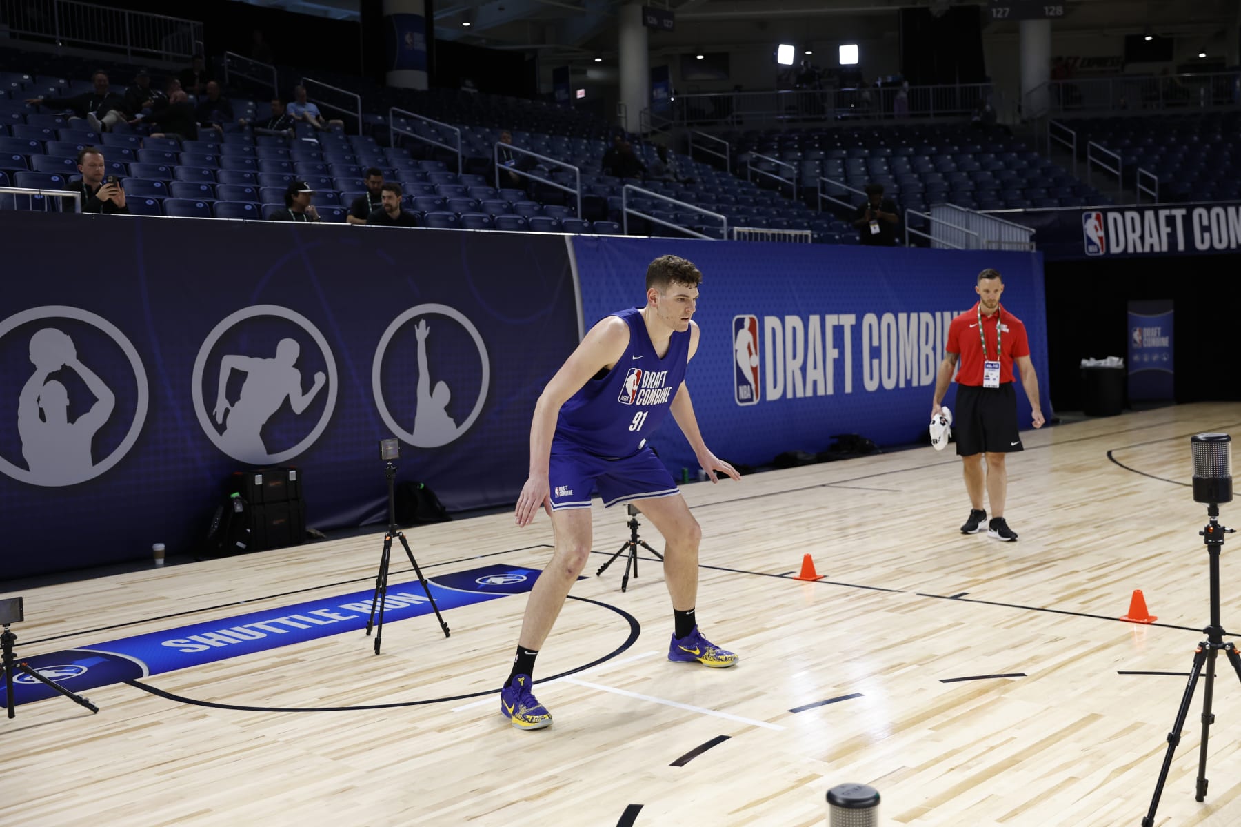 Donovan Clingan NBA Combine 2024: Measurements, Analysis and ...