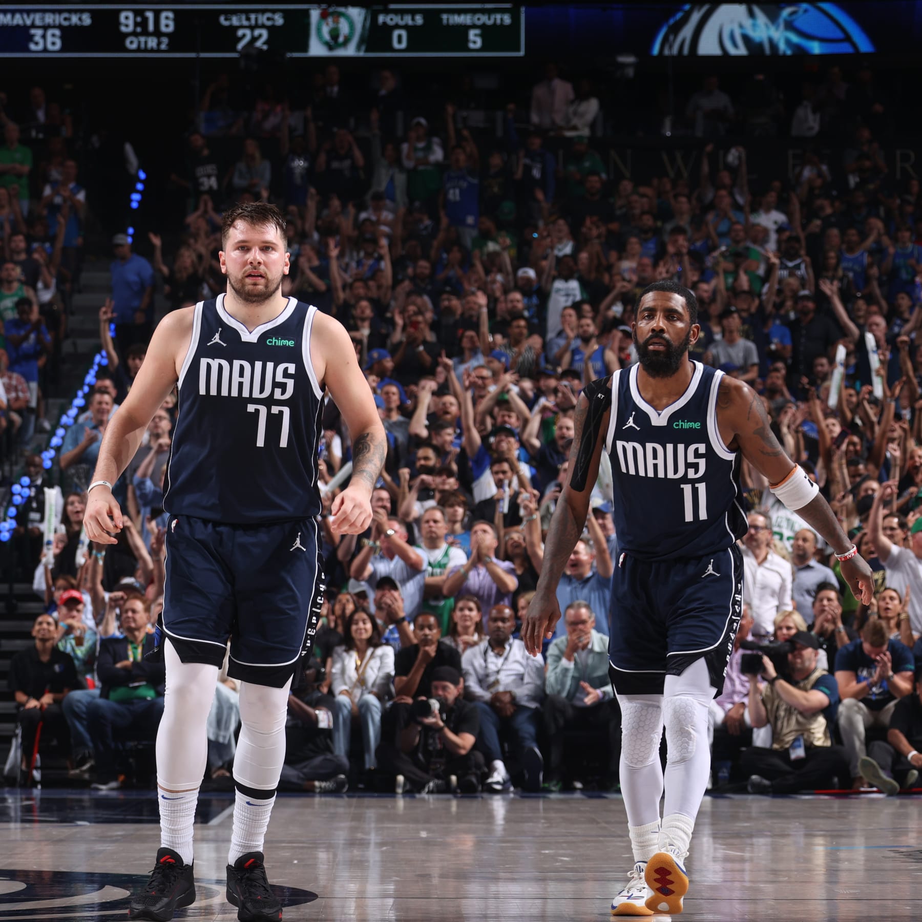 Luka Dončić, Kyrie Irving Praised By NBA Fans as Mavs Avoid Finals ...