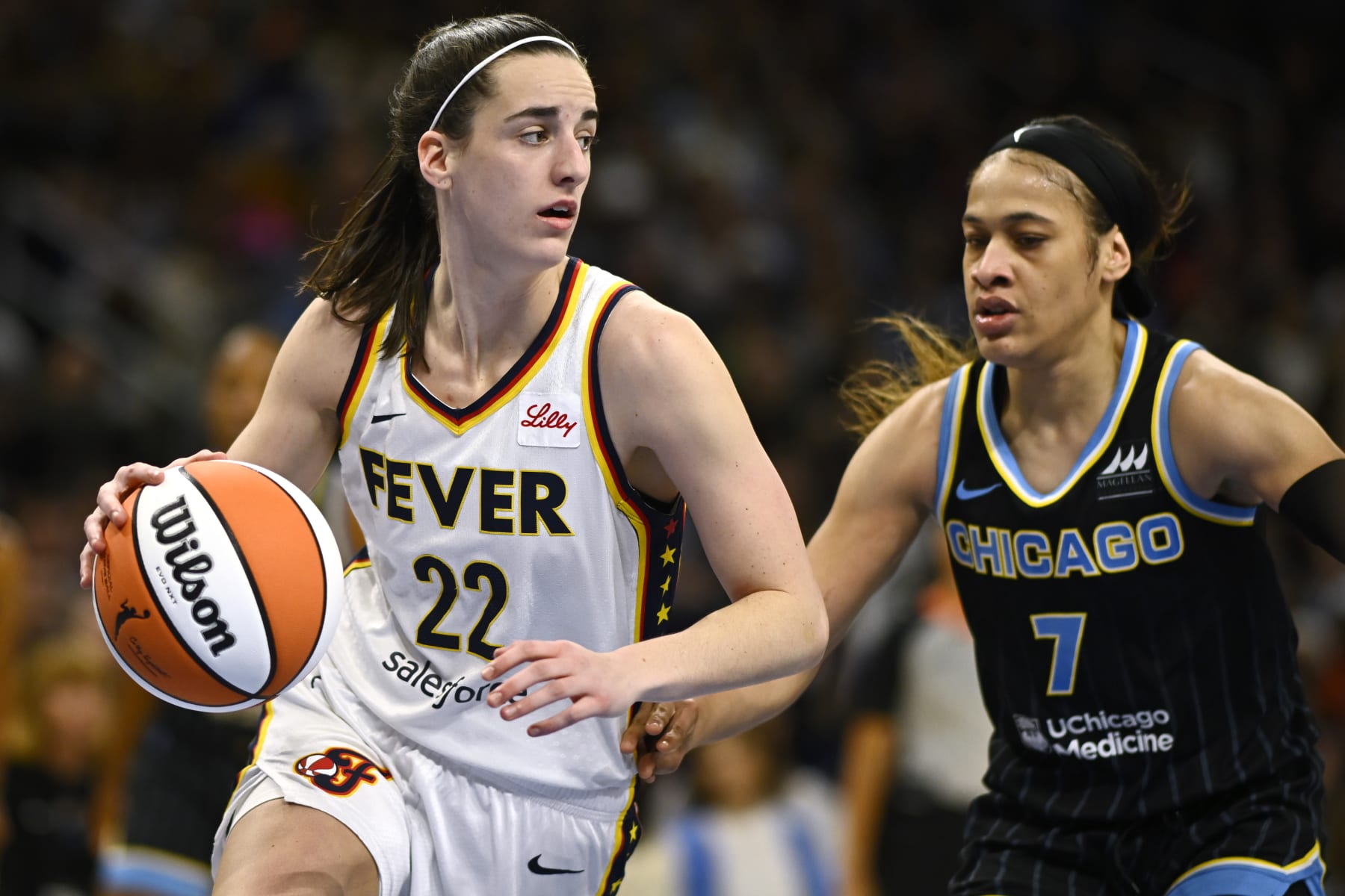 Fever's Caitlin Clark Explains Passing Up Late Shots in Loss to Angel Reese, Sky | News, Scores ...