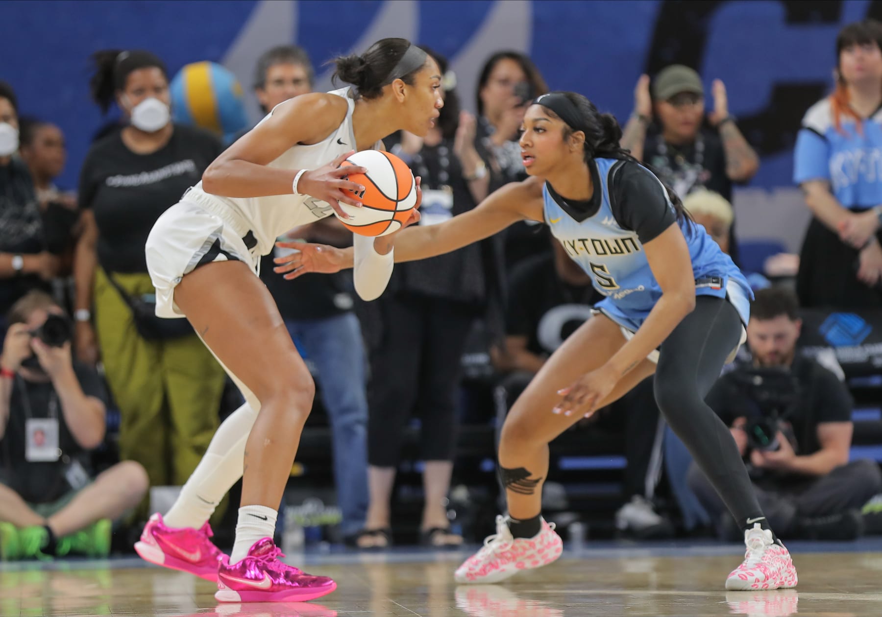 Angel Reese Impresses WNBA Fans Despite A'ja Wilson's Dominance in Aces Win vs. Sky | News ...