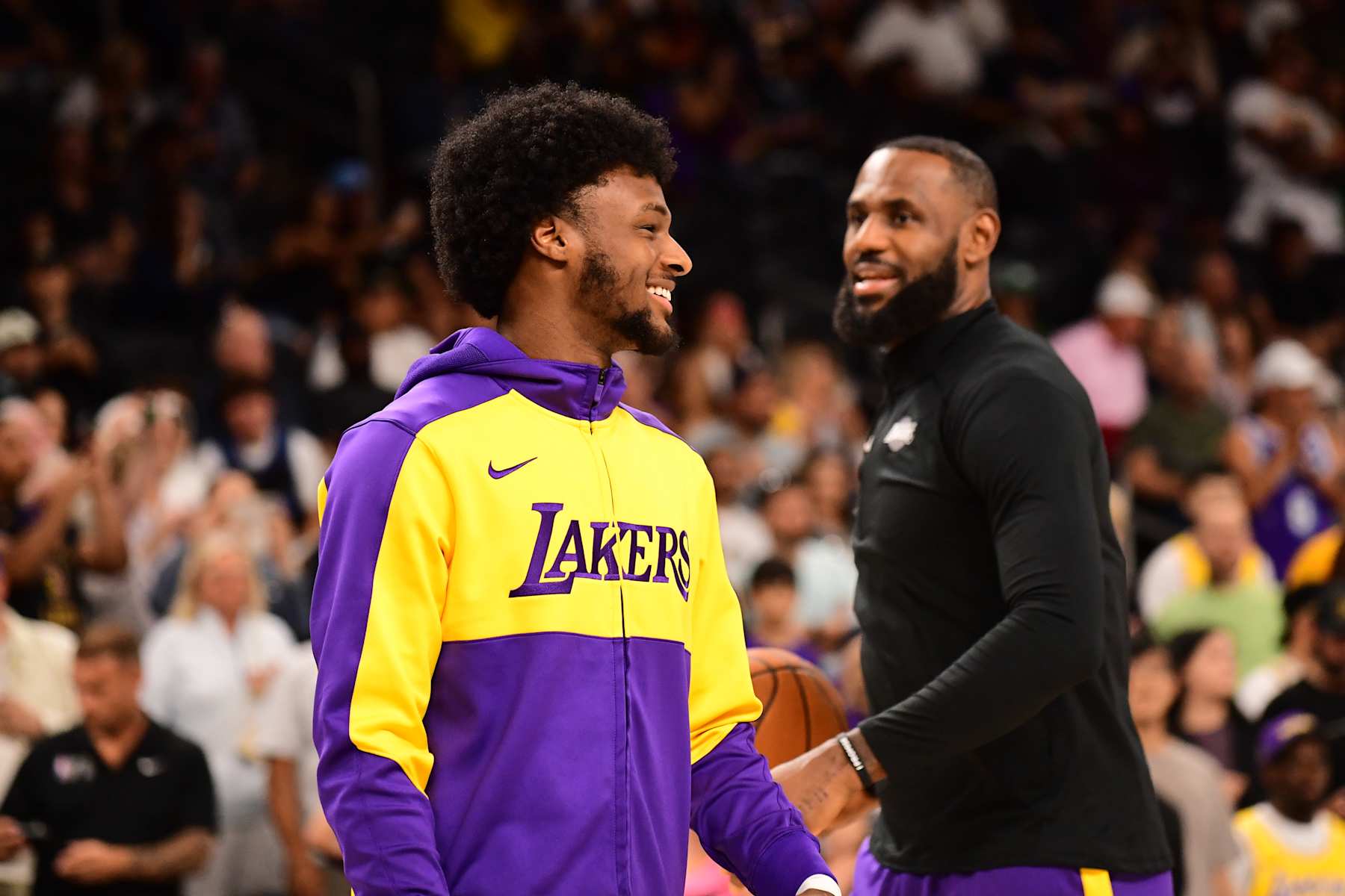 Lakers' Bronny James Reflects on Historic Game with LeBron: 'That's Literally My Dad' | News ...