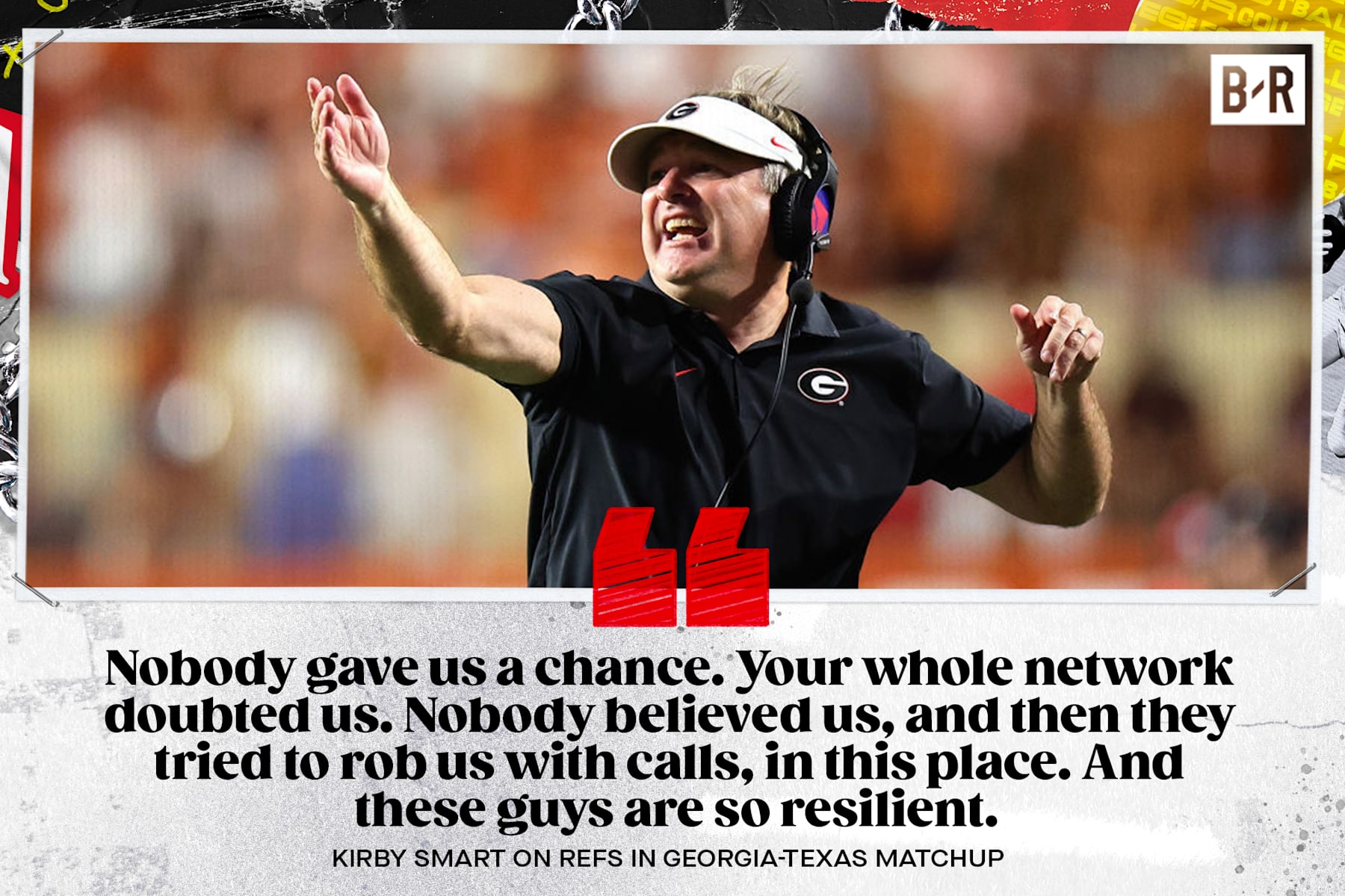 Kirby Smart Says Refs 'Tried to Rob' Georgia vs. Texas, Calls Out ESPN ...