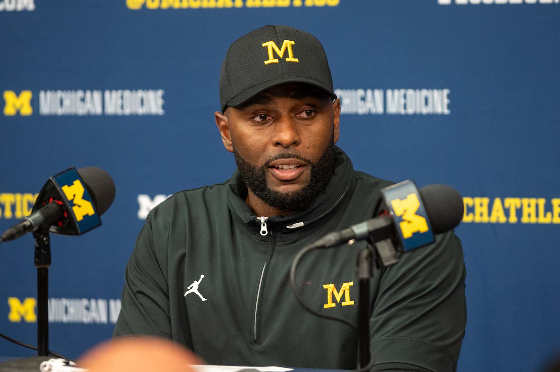 Michigan's Sherrone Moore Undecided on Starting QB for Michigan State ...