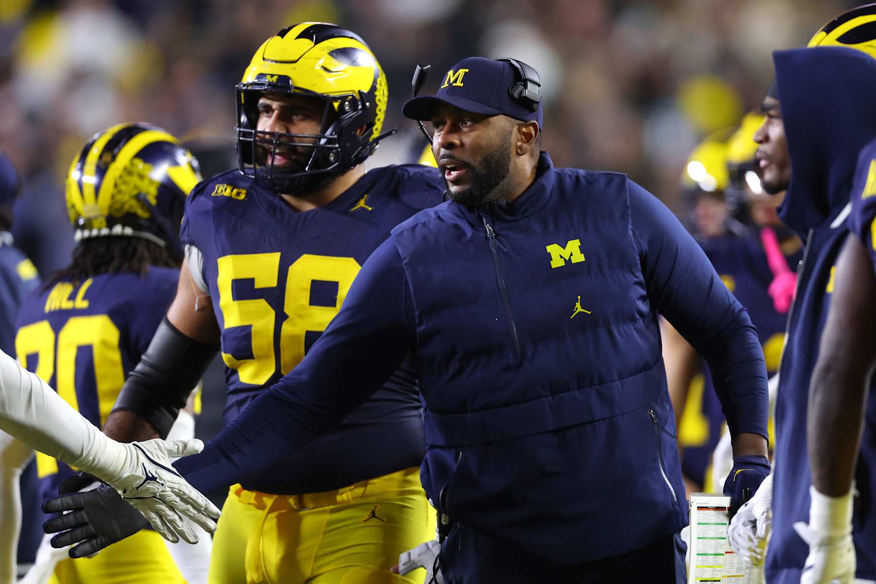 Sherrone Moore, Michigan Excite CFB Fans in MSU Win After Dropping Out ...