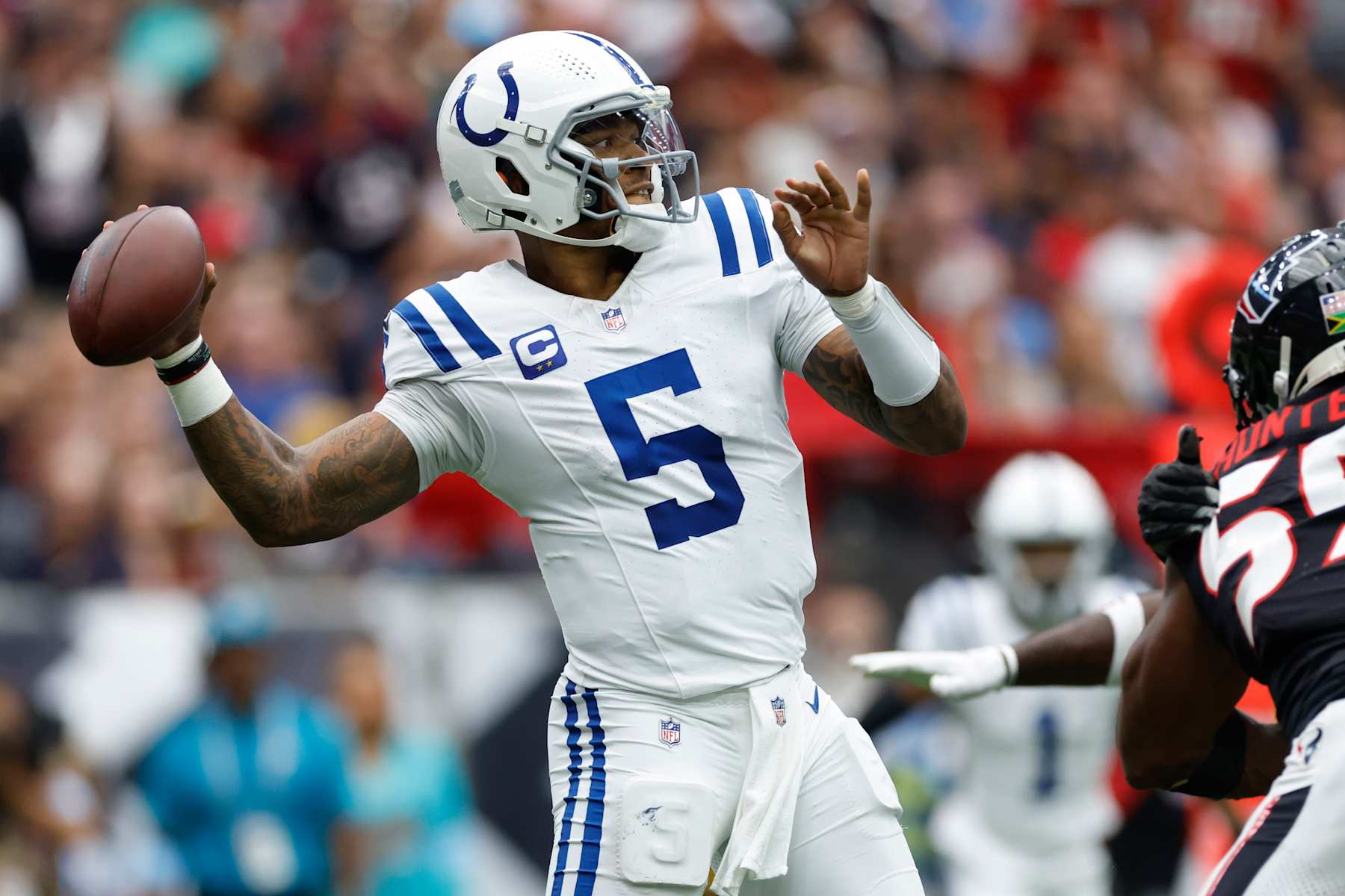 Anthony Richardson Called Out by Fans for Struggles in Colts' Loss to Stroud, Texans | News ...