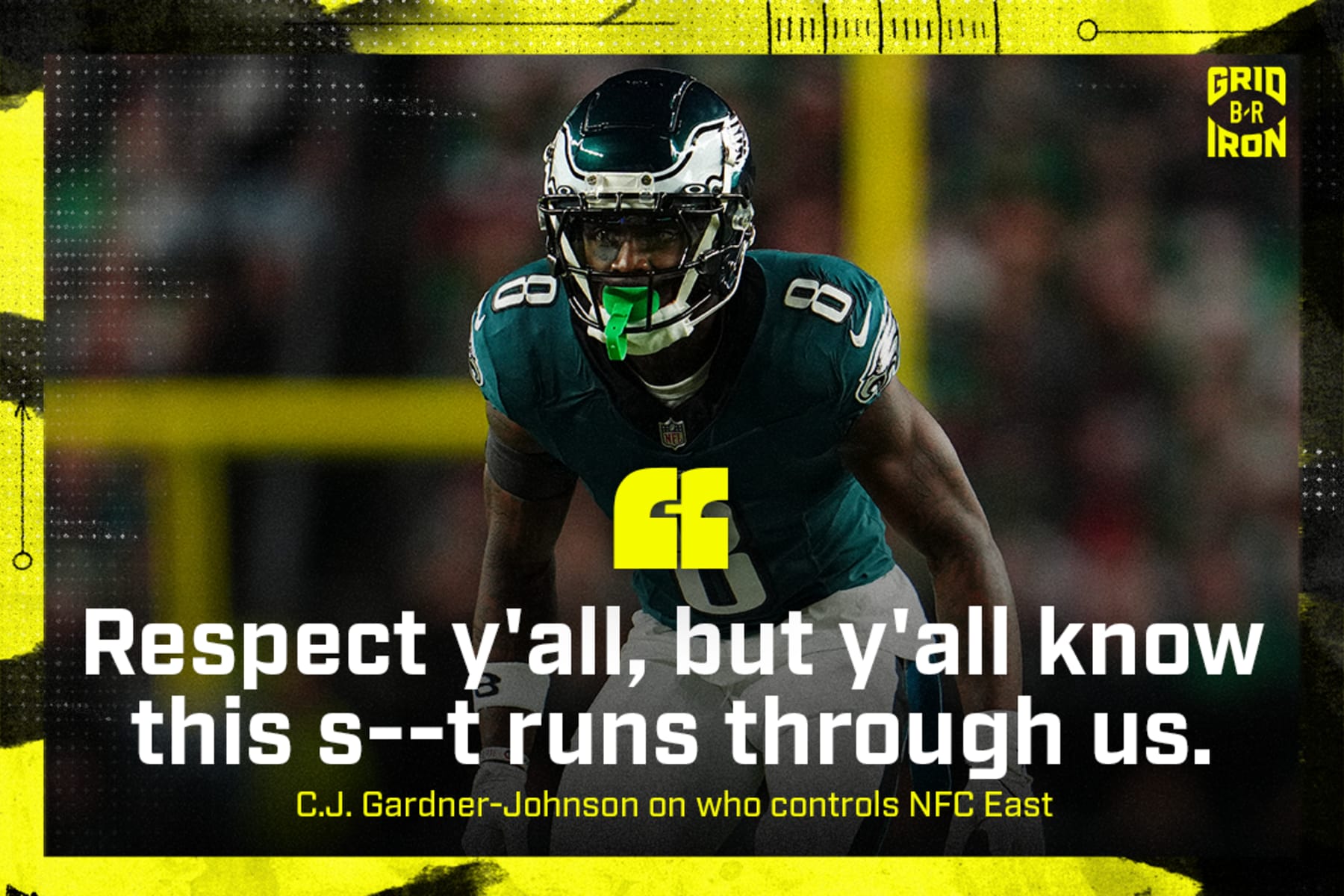 Eagles' CJGJ Sends Message to Commanders: 'Y'all Know This S--t Runs ...