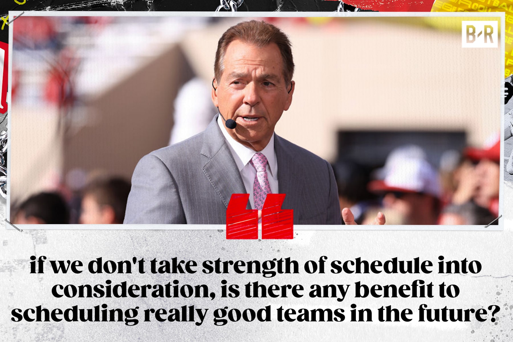Video: Saban Reacts to Alabama Snub, Questions Strength of Schedule for ...