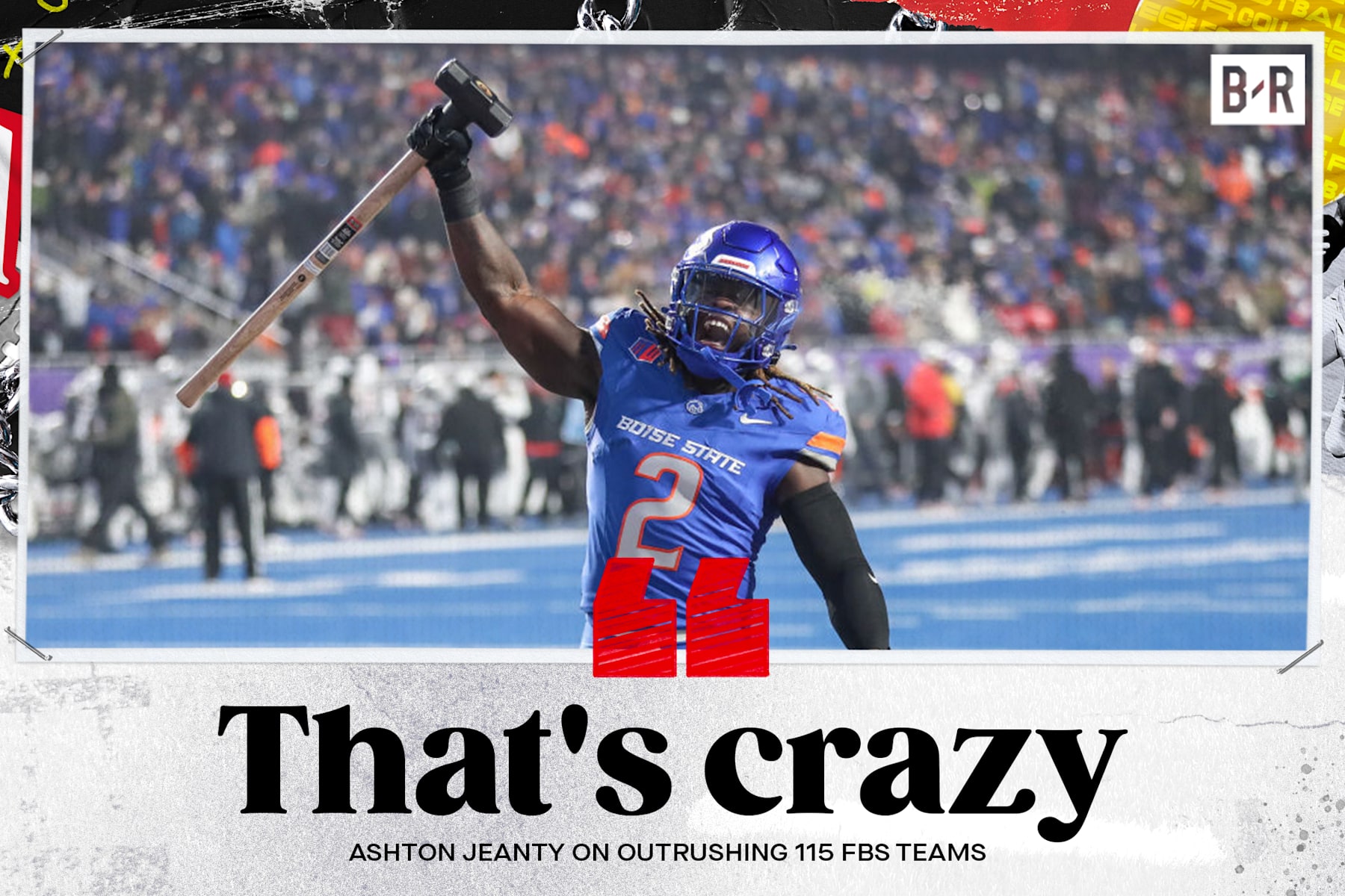 Ashton Jeanty Most Proud of 'Crazy' Stat He Outrushed 115 FBS Teams ...