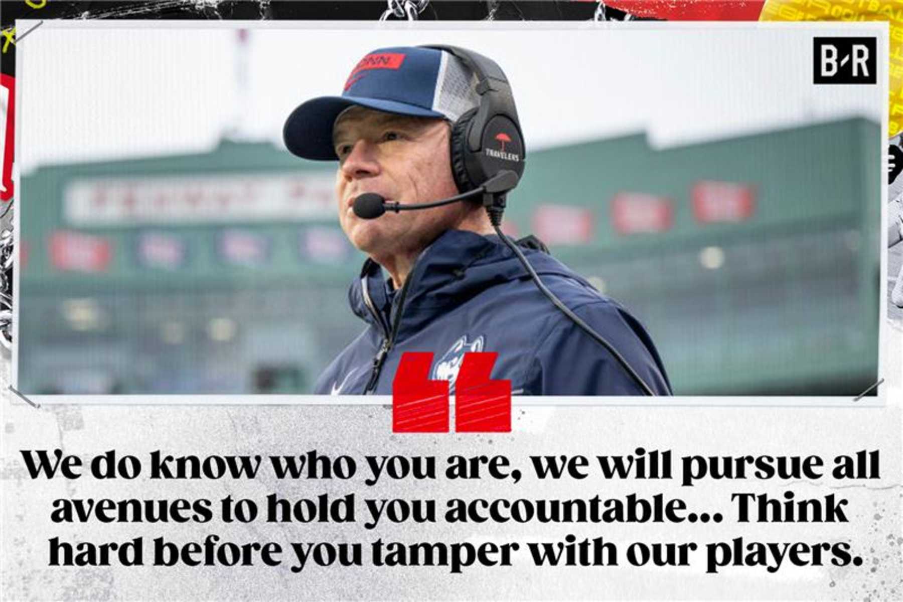 UConn's Jim Mora Calls Out Teams Breaking Tampering Rules After ...