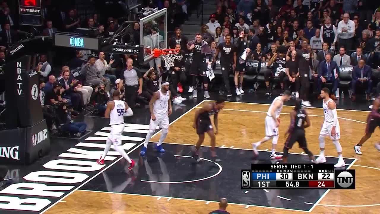 Nets' Ed Davis Out for Game 4 vs. 76ers with Ankle Injury