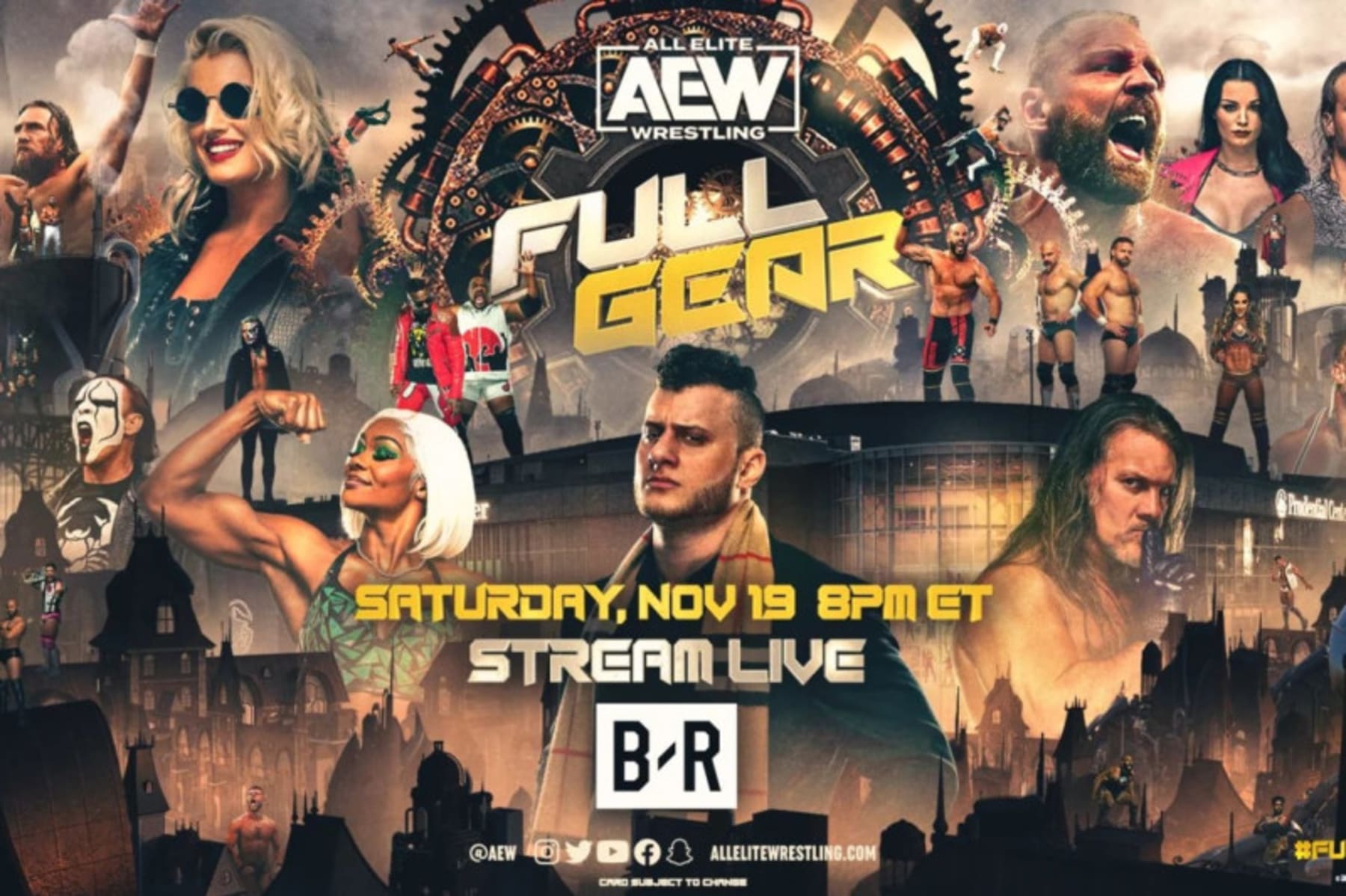 Samoa Joe Wins AEW TNT Title vs. Wardlow, Powerhouse Hobbs at AEW Full Gear 2022