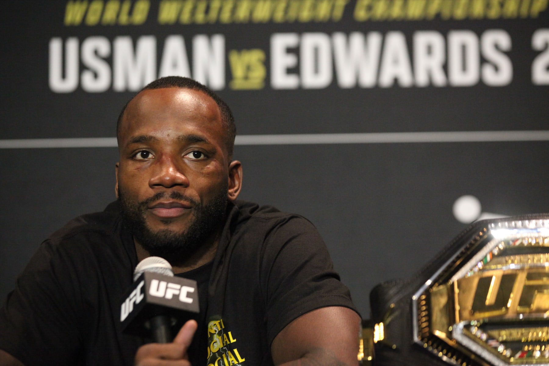 Leon Edwards vs. Kamaru Usman Trilogy Fight for Welterweight Title Set ...
