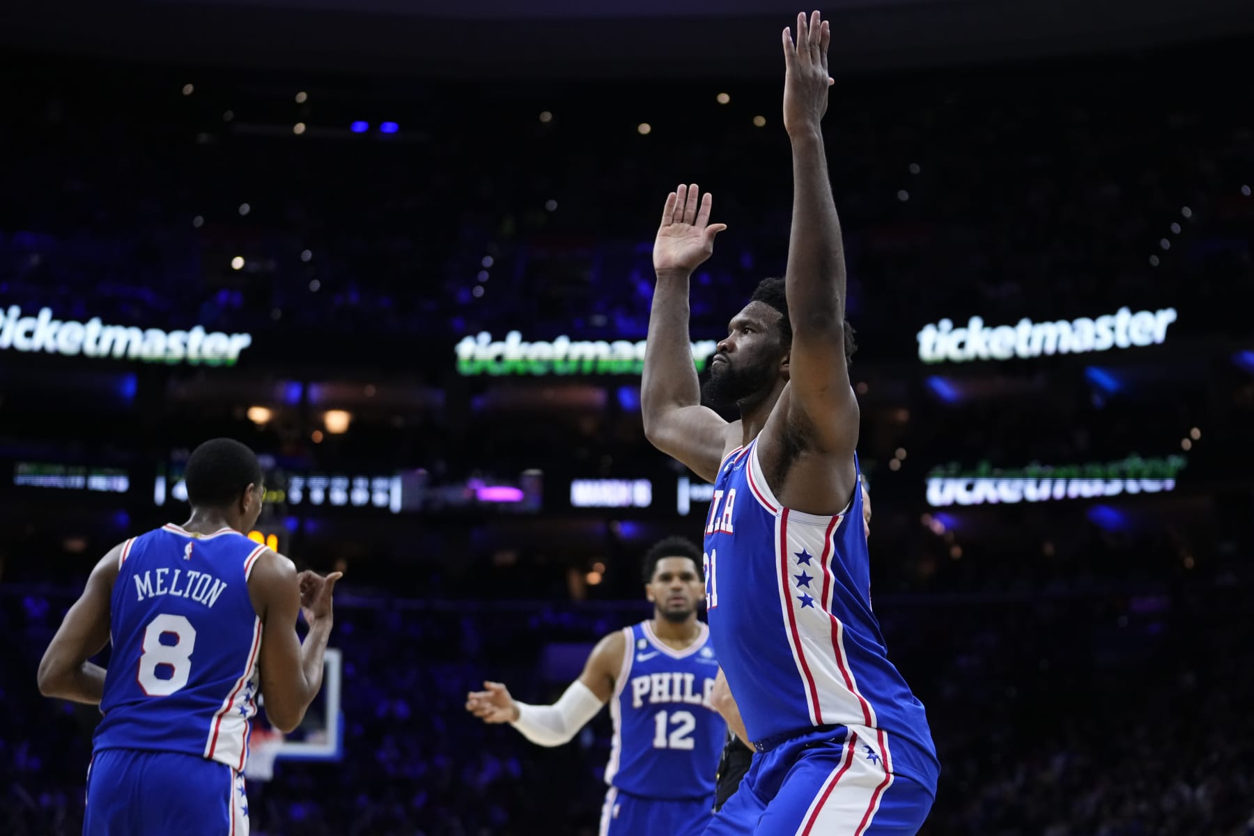 76ers' Joel Embiid Fined $25K for DX Chop Celebration vs. Nets