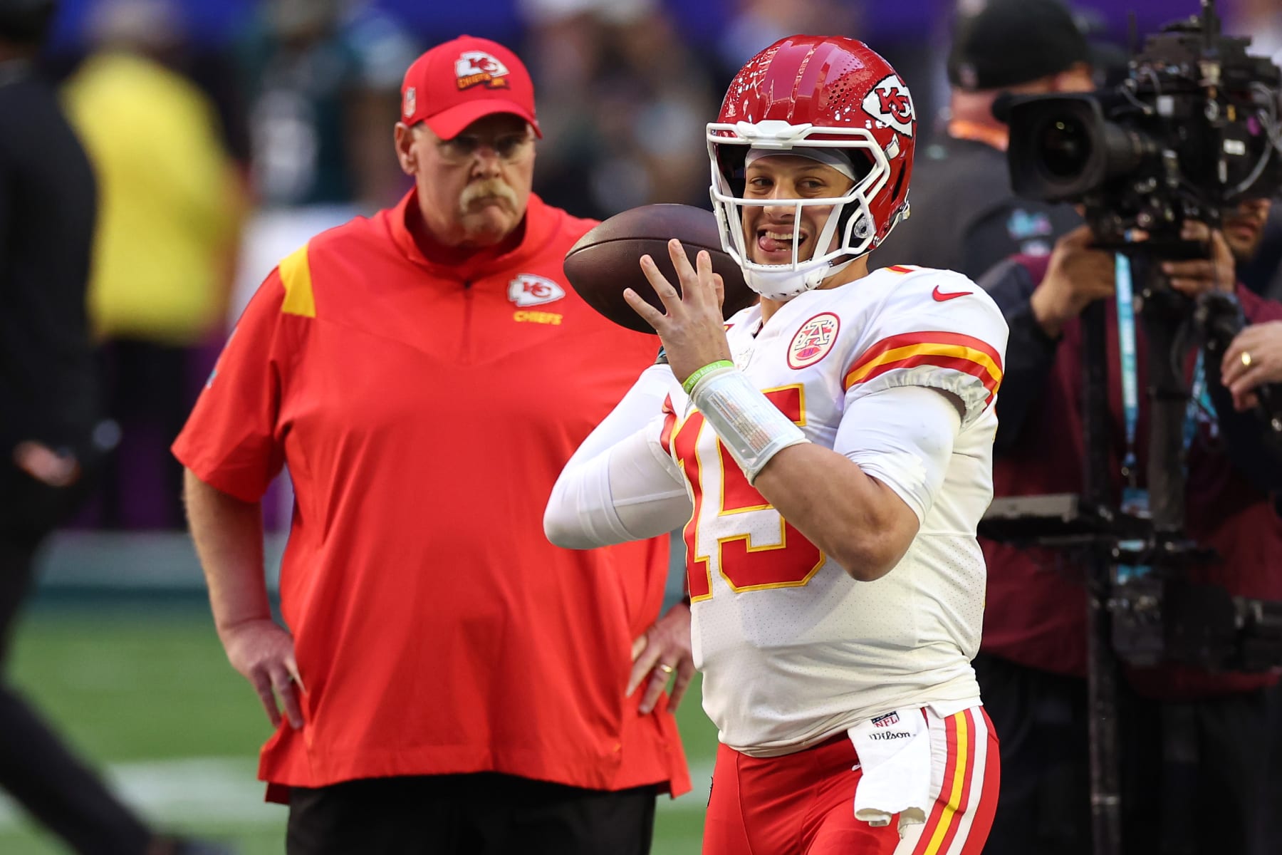 Patrick Mahomes, Andy Reid Meetings Weren't Filmed for Netflix Series ...