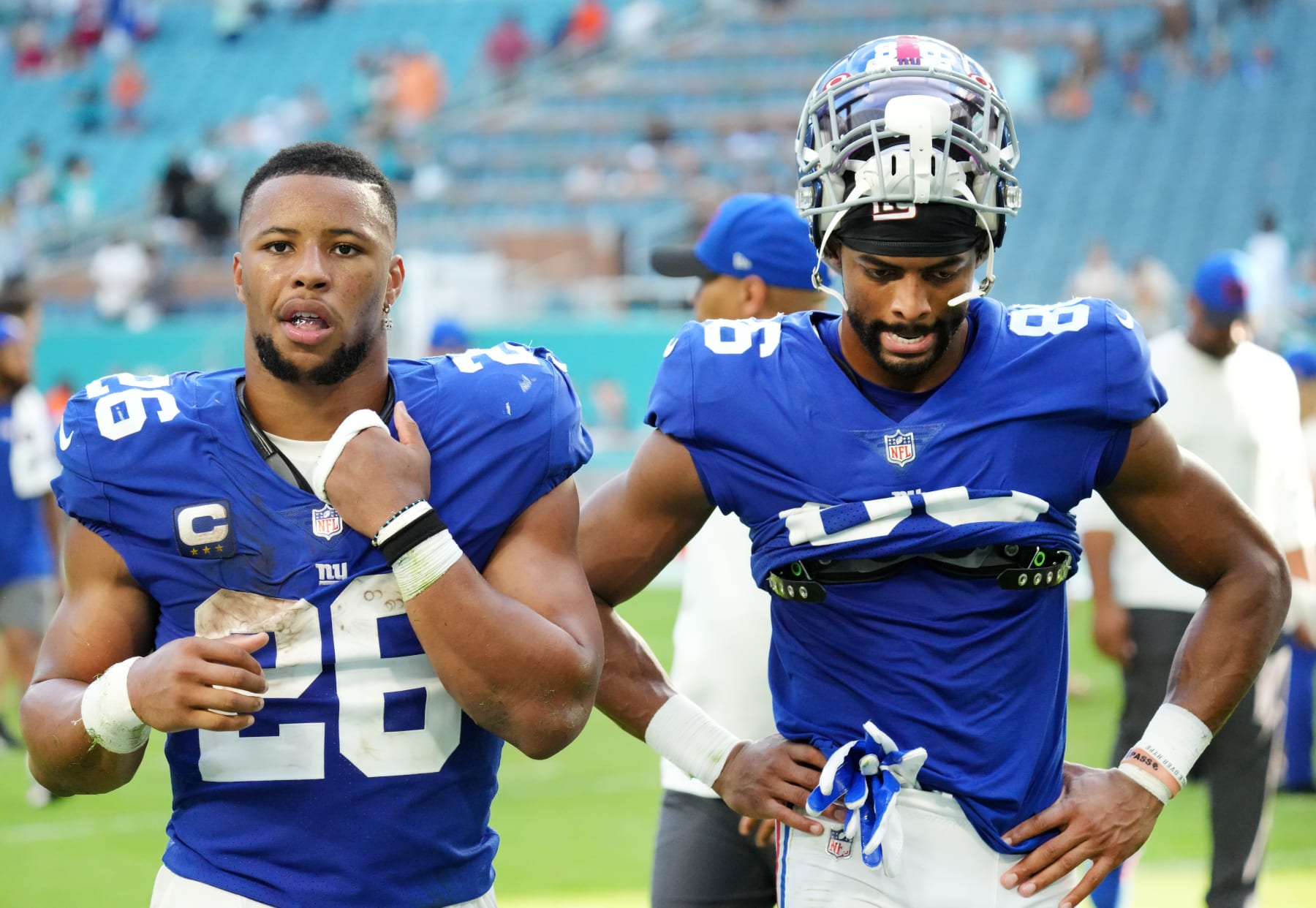 Darius Slayton Slams Tweet Asking Why Giants Should Give Saquon Barkley ...