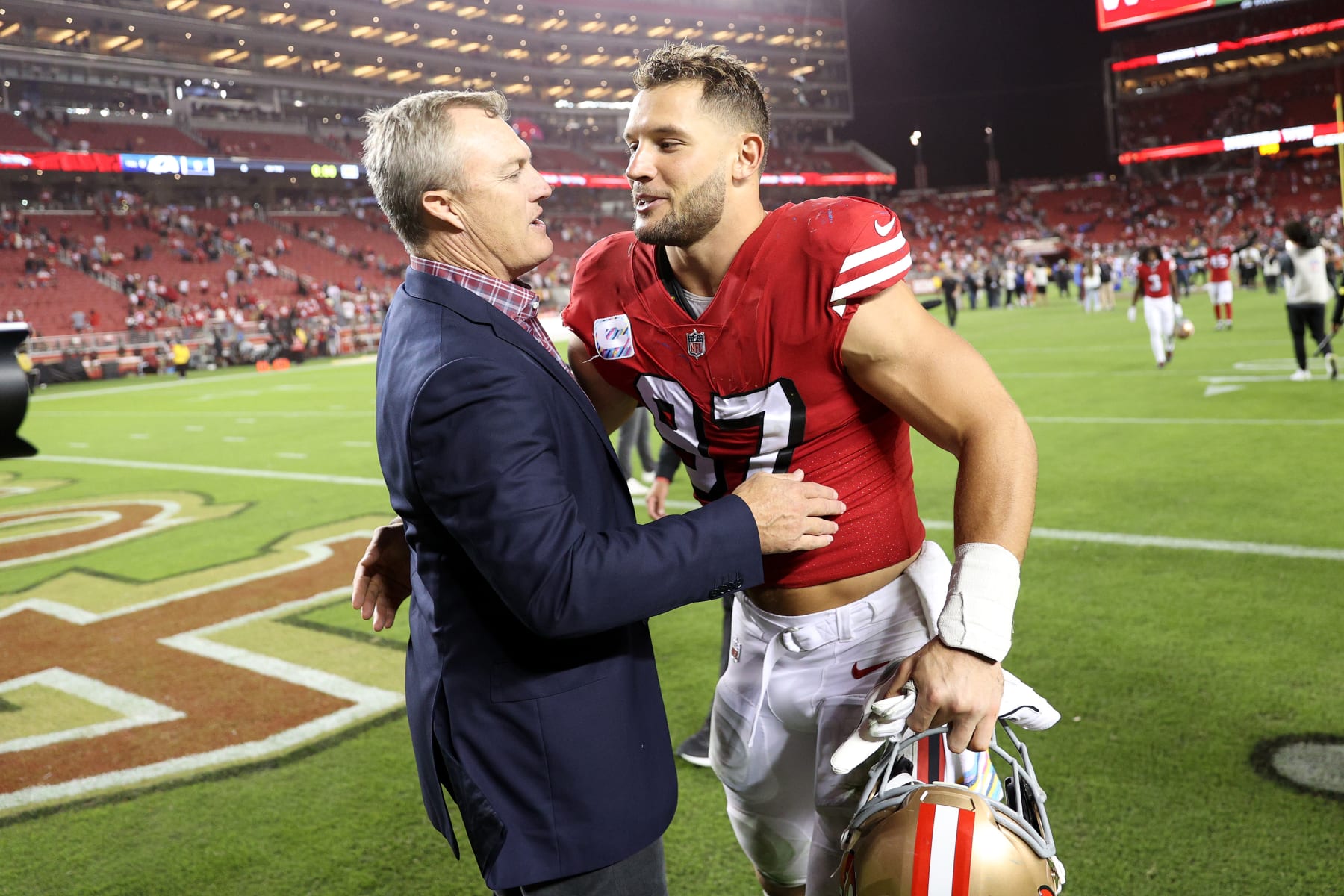 49ers' John Lynch: Nick Bosa's Contract Holdout 'Not Something I'm ...