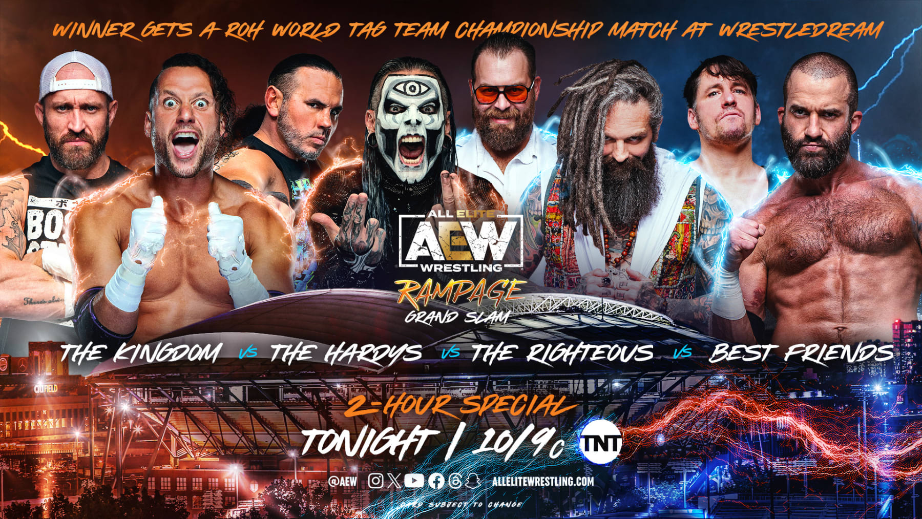 AEW Rampage Grand Slam 2023 Results: Winners, Live Grades, Reaction and Highlights