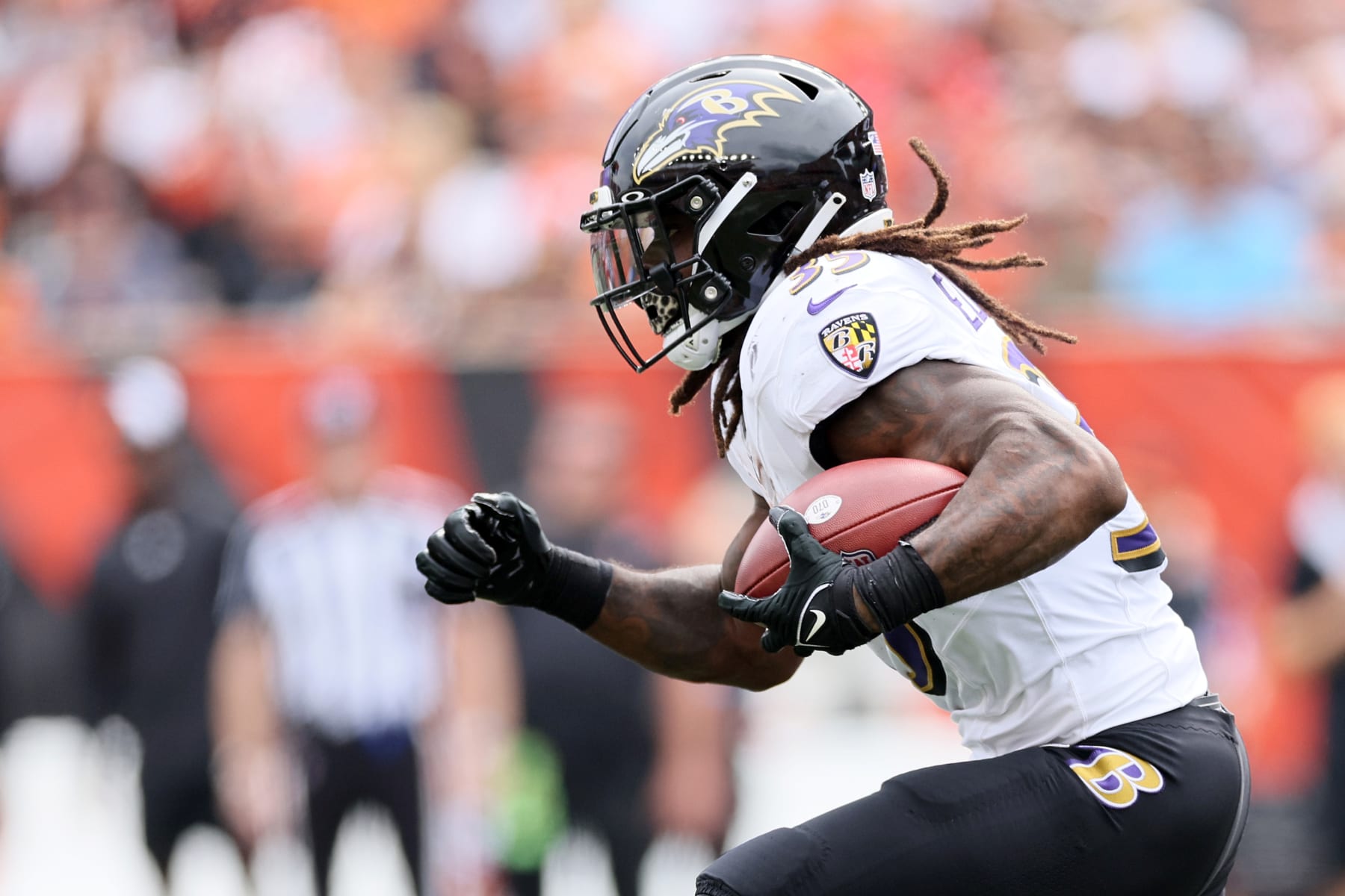 Ravens RB Gus Edwards Placed in Concussion Protocol After Injury vs. Colts