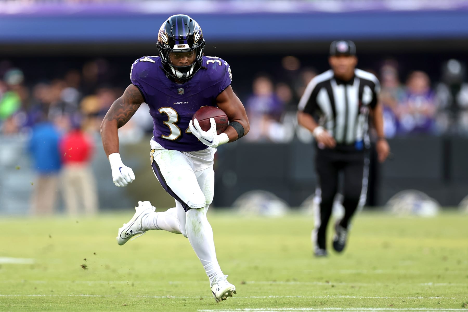 Fantasy Alert: Keaton Mitchell Could Join Gus Edwards, Ravens Rotation ...