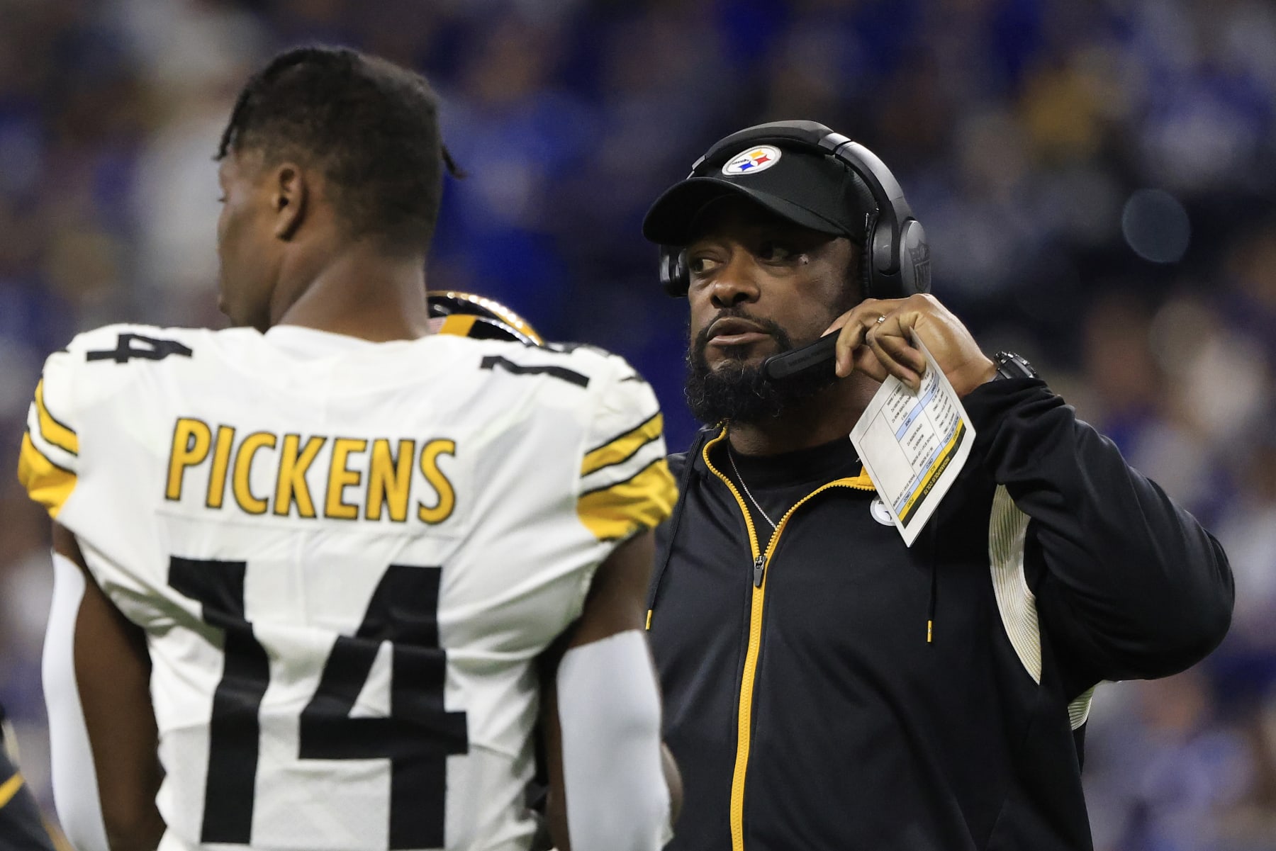 Steelers' Mike Tomlin Calls George Pickens' In-Game Frustrations 'A ...
