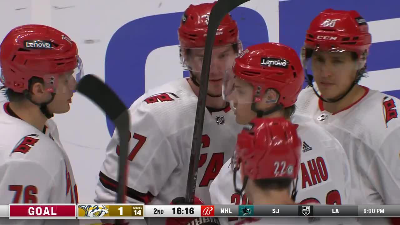 Canes beat Preds 5-2