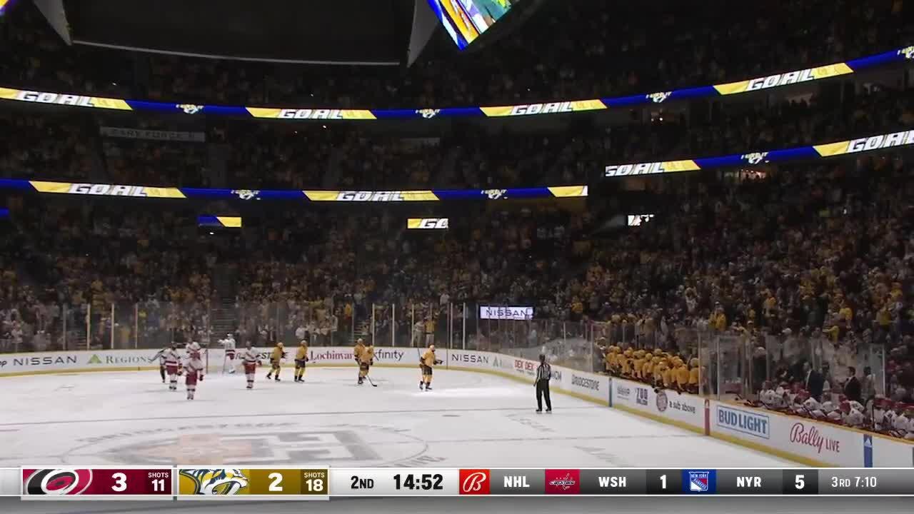 Canes beat Preds 5-2